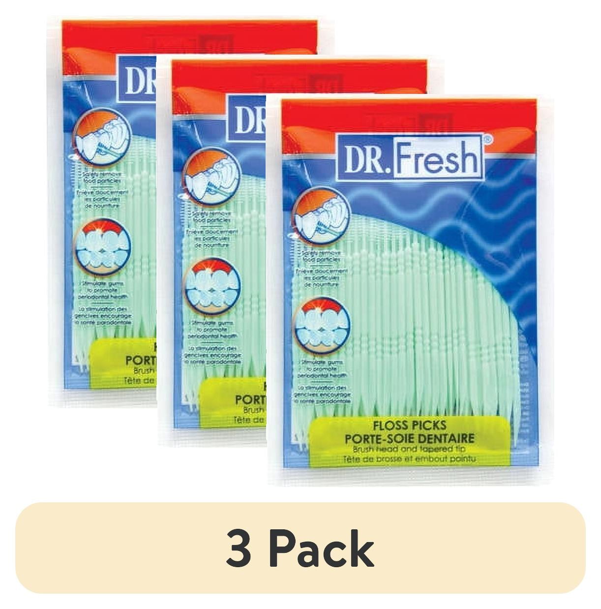 (3 pack) Dr. Fresh Floss Picks, 100 count - Walmart.com