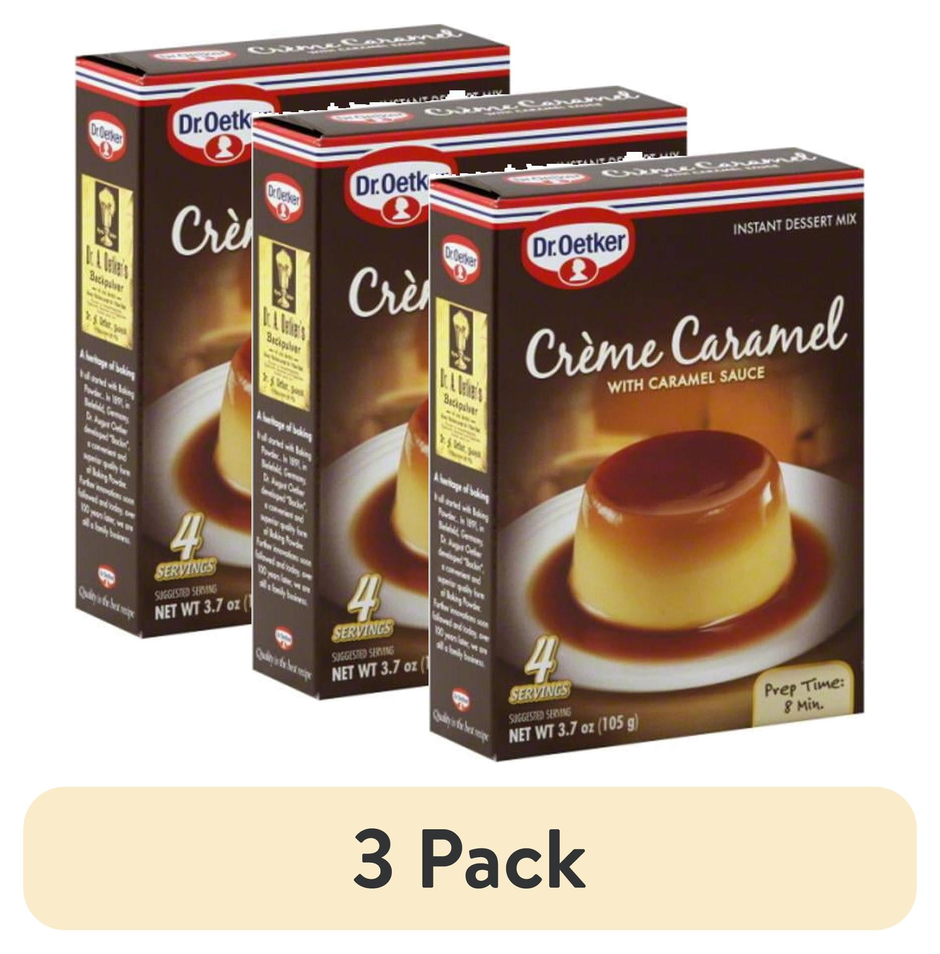 (3 pack) Dr. Oetker Flan Creme Caramel, 3.7 Ounce Boxes - Walmart.com