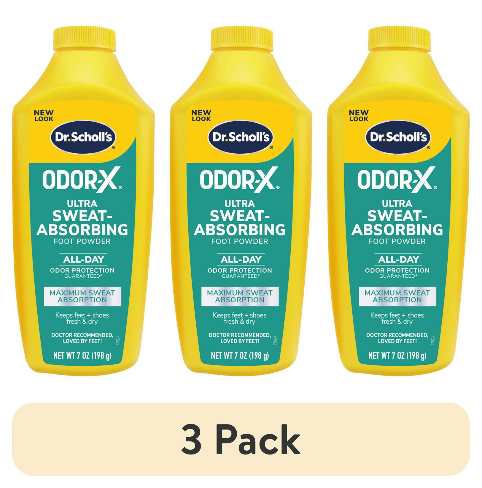 (3 pack) Dr. Scholl’s® Odor-X® Ultra Sweat-Absorbing Unscented Foot ...