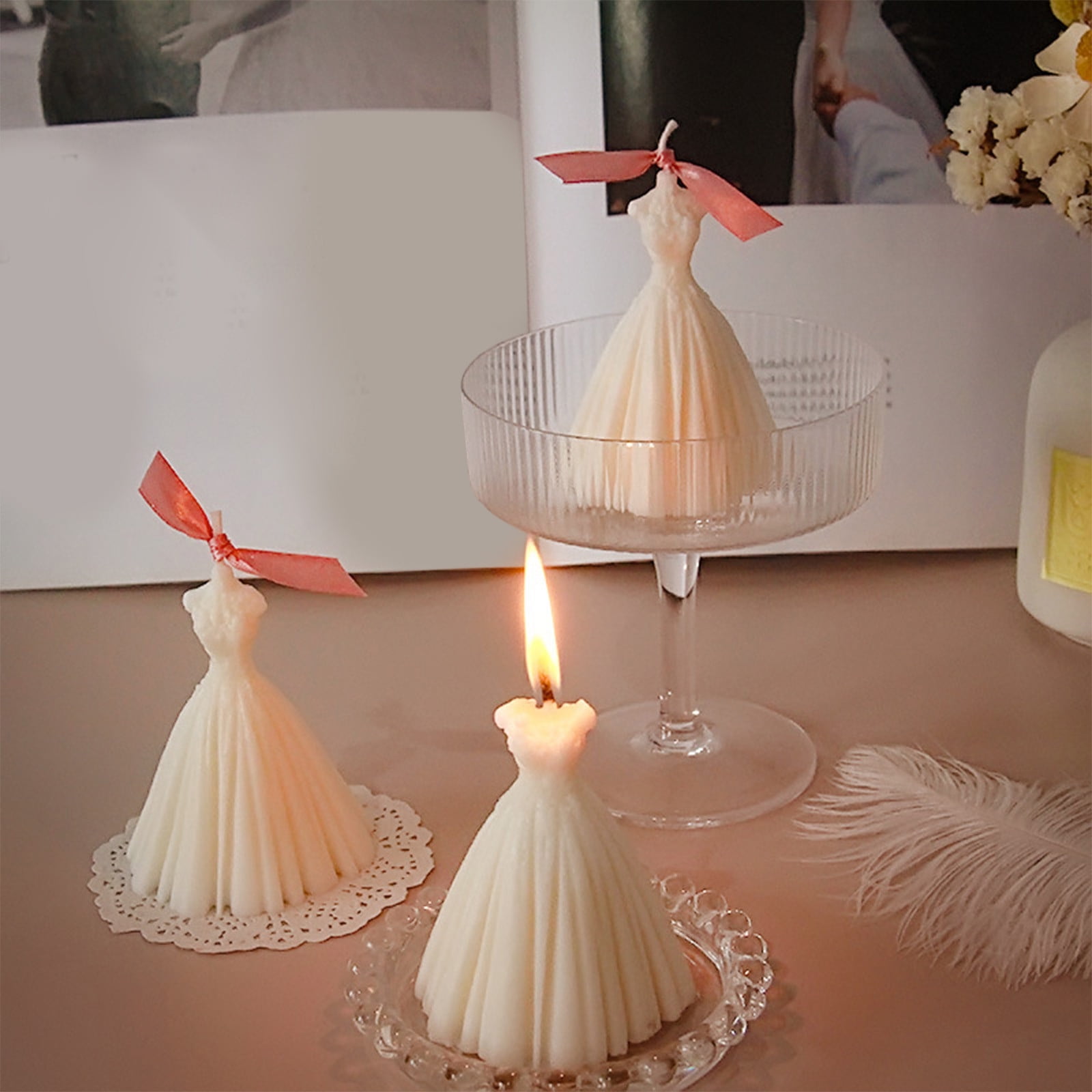 3 pack Dream Wedding Scented Candle Aromatherapy Romantic Gift Set for ...