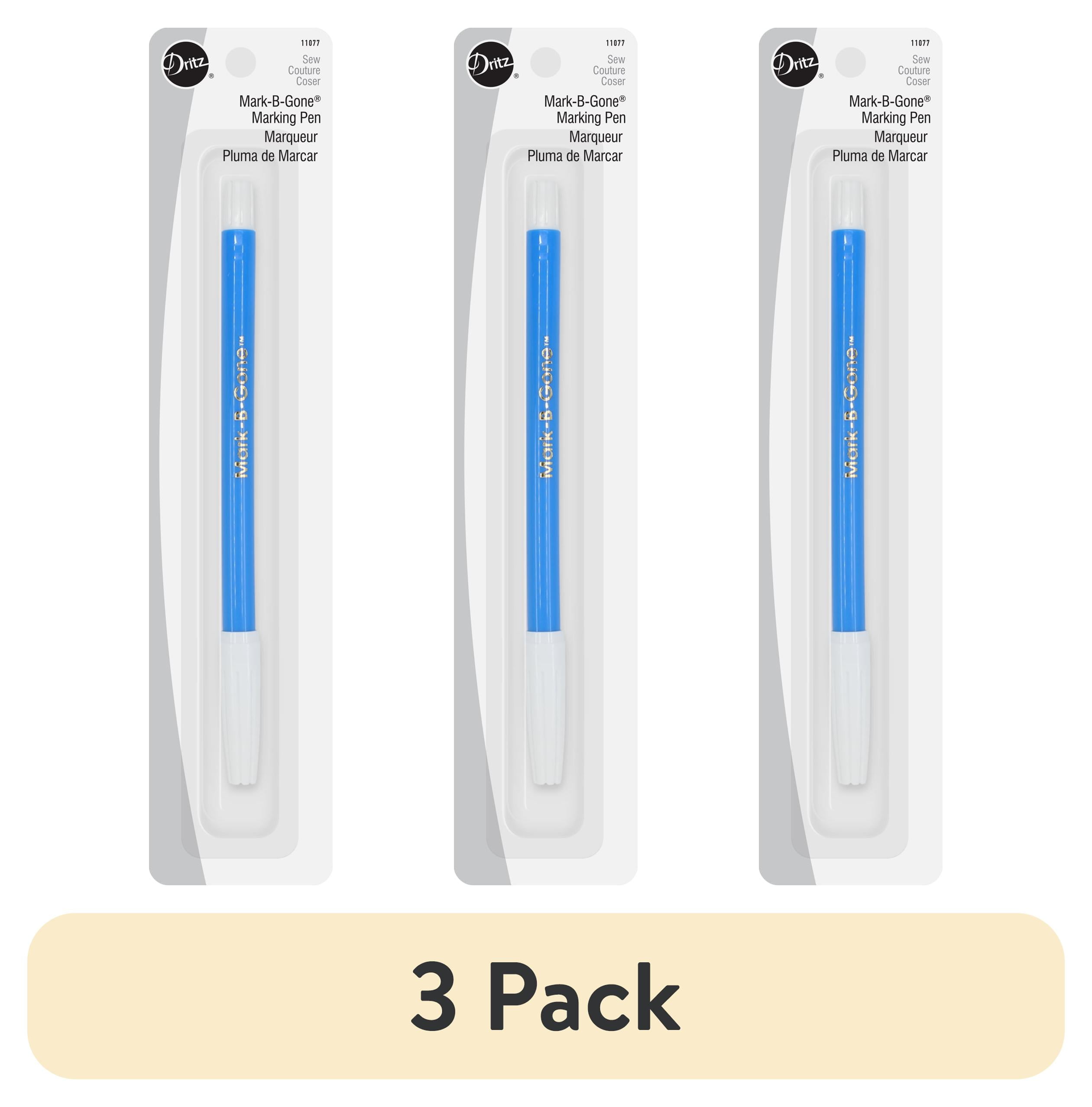 (3 pack) Dritz Mark-B-Gone Pen Quilting And Crafting Pen - Walmart.com