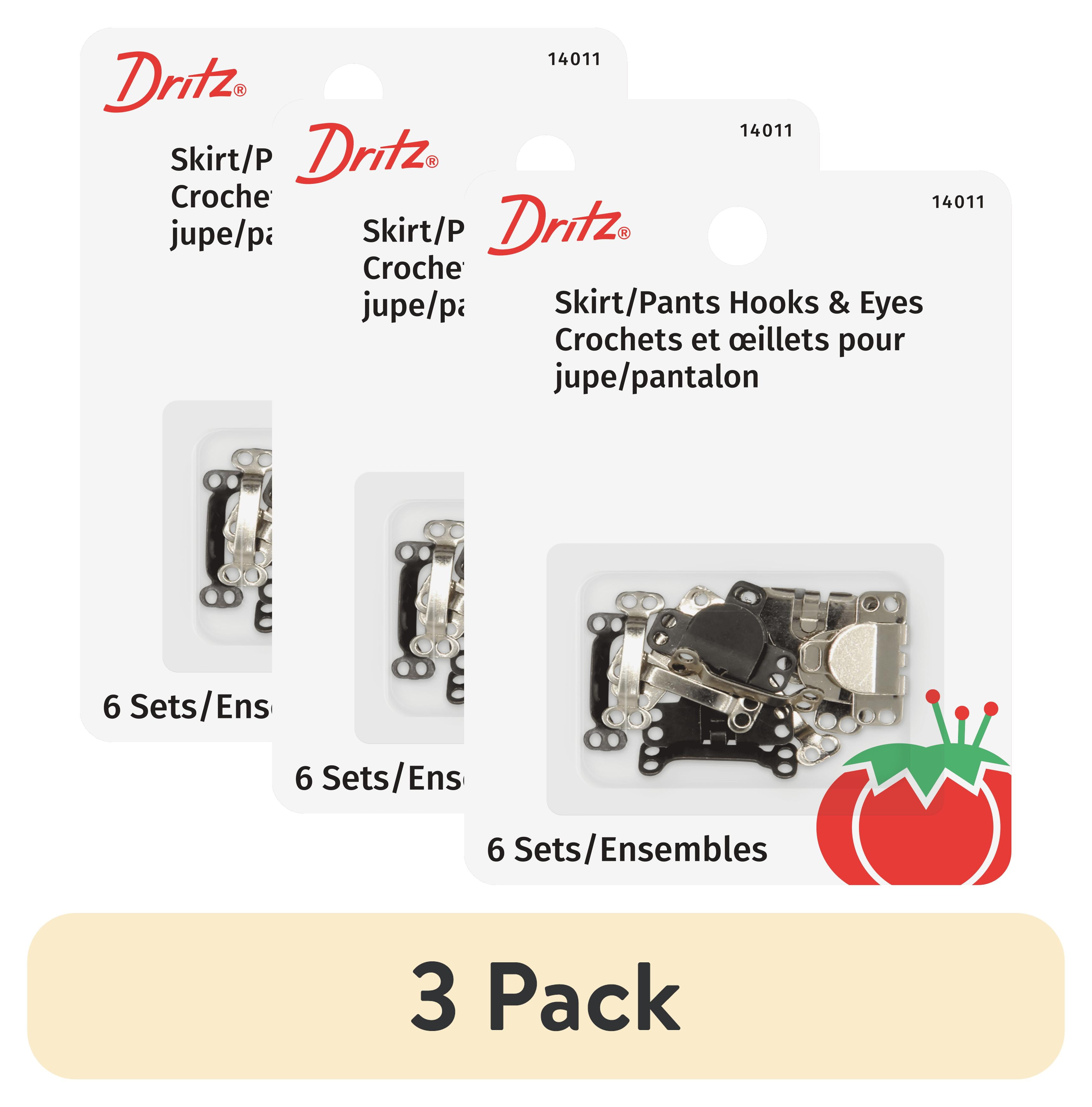 (3 pack) Dritz Skirt And Pant Hooks and Eyes - Walmart.com