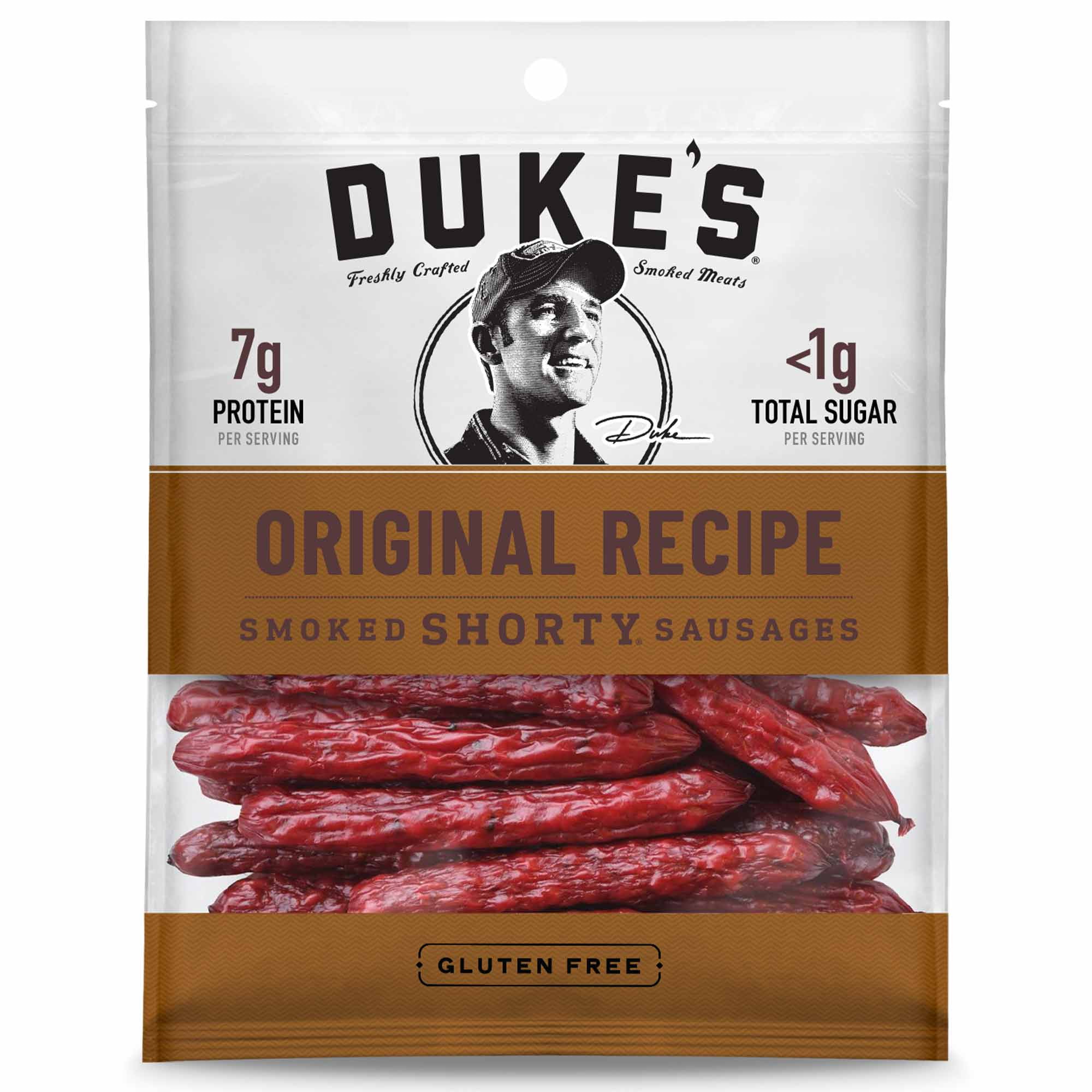 (3 pack) Duke's Original Recipe Smoked Shorty Sausages, 7g Protein Per ...
