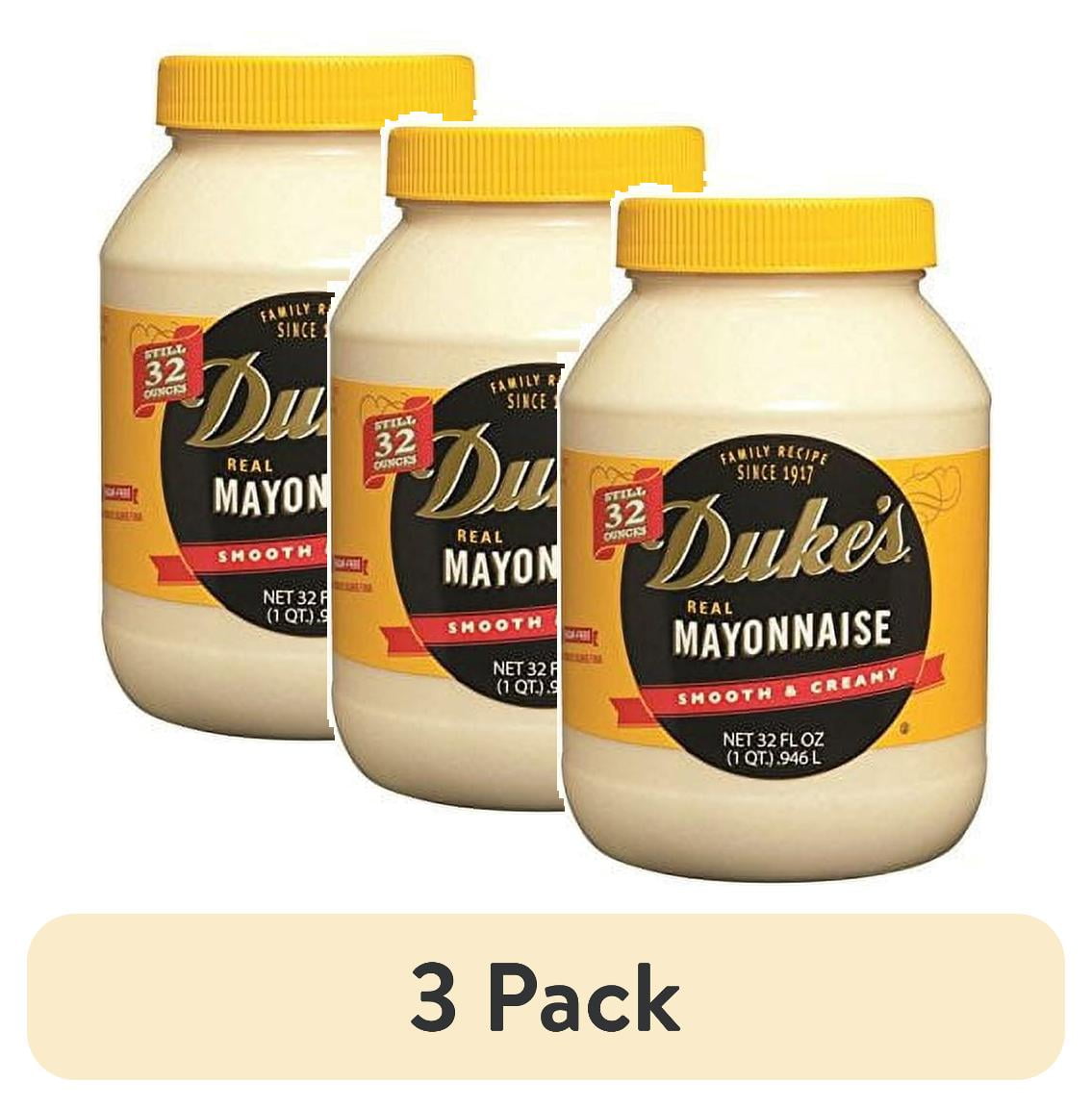 (3 pack) Duke's Real Mayonnaise, 32 oz. jar (2-pack case) - Walmart.com