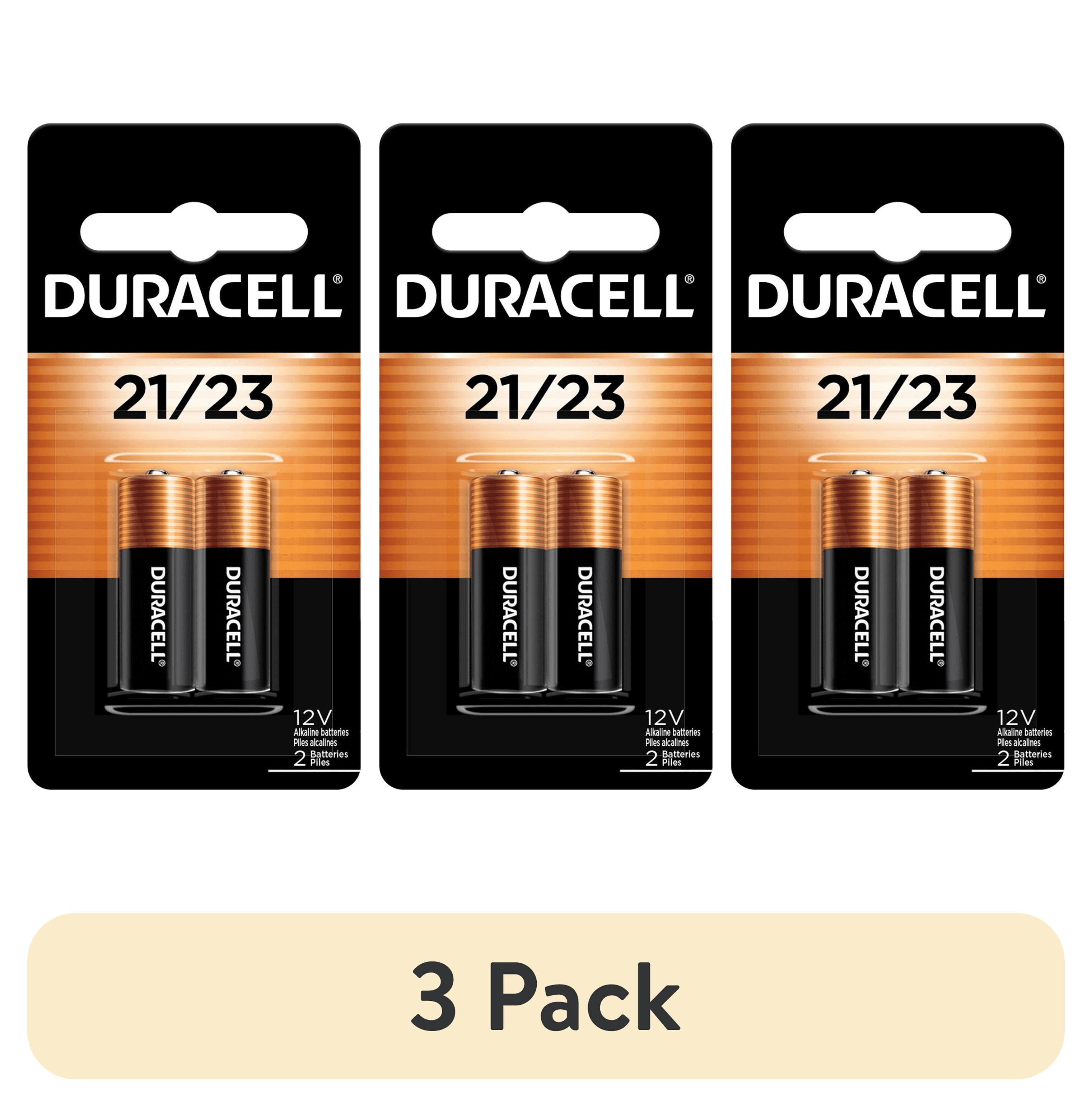 (3 pack) Duracell 21/23 12V Alkaline Battery for Home Devices, 2 Count ...