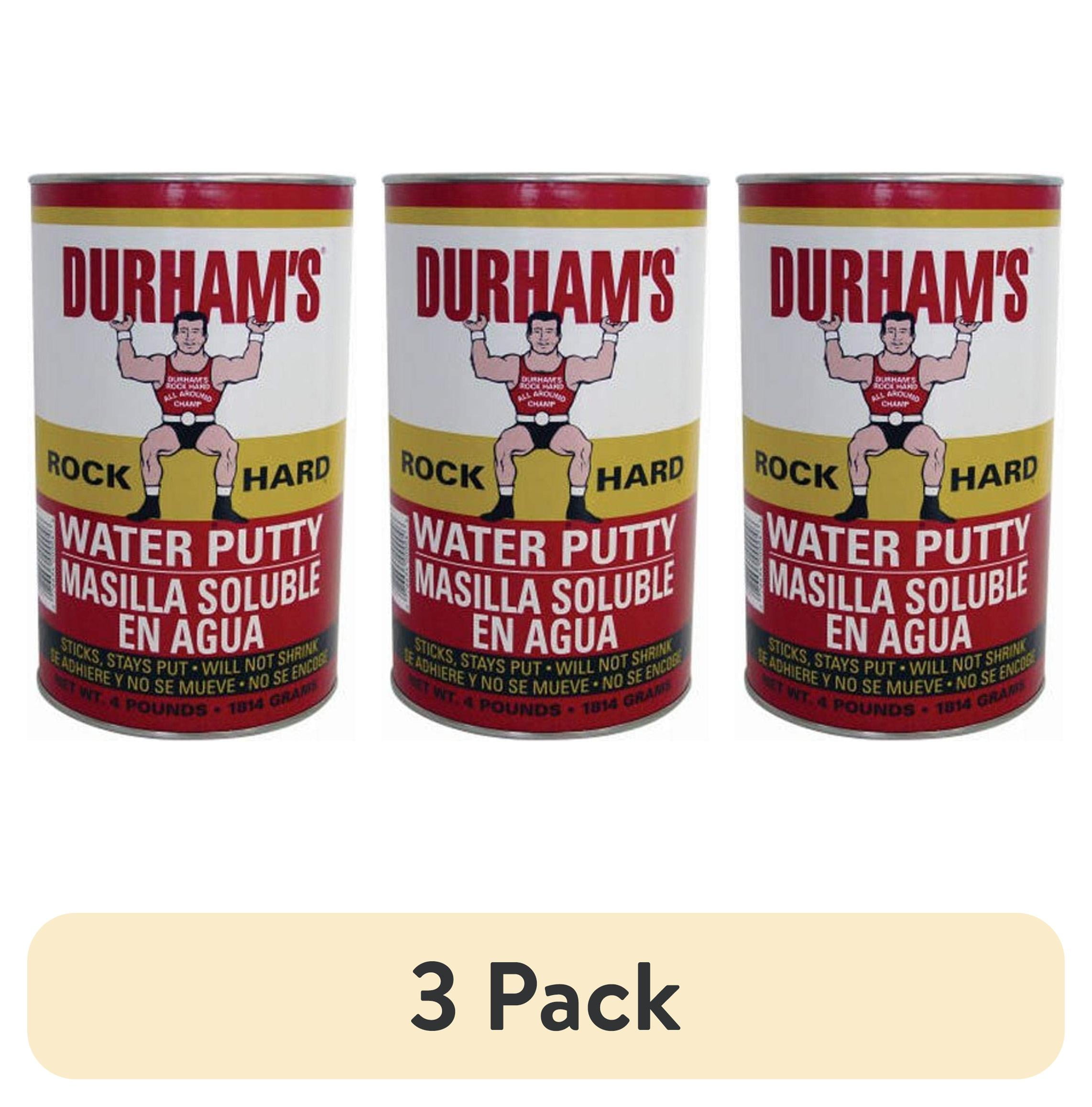 (3 pack) Durham's 4-Pound Rock Hard Water Putty - Walmart.com