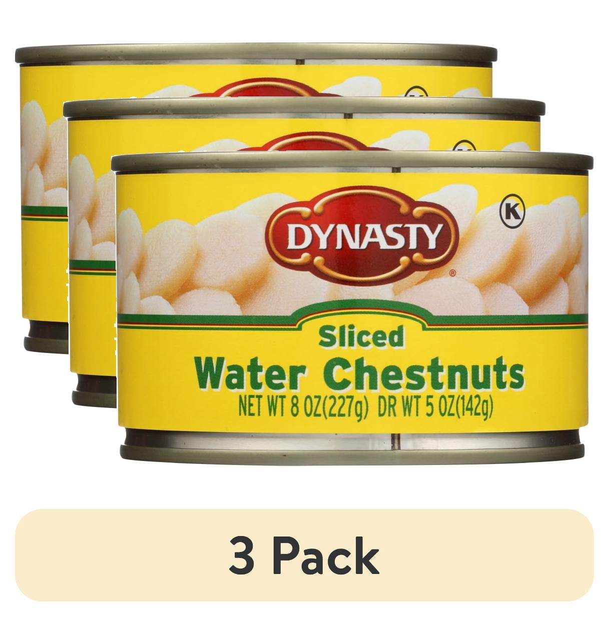 (3 pack) Dynasty Water Chestnuts Sliced, 8 Oz - Walmart.com