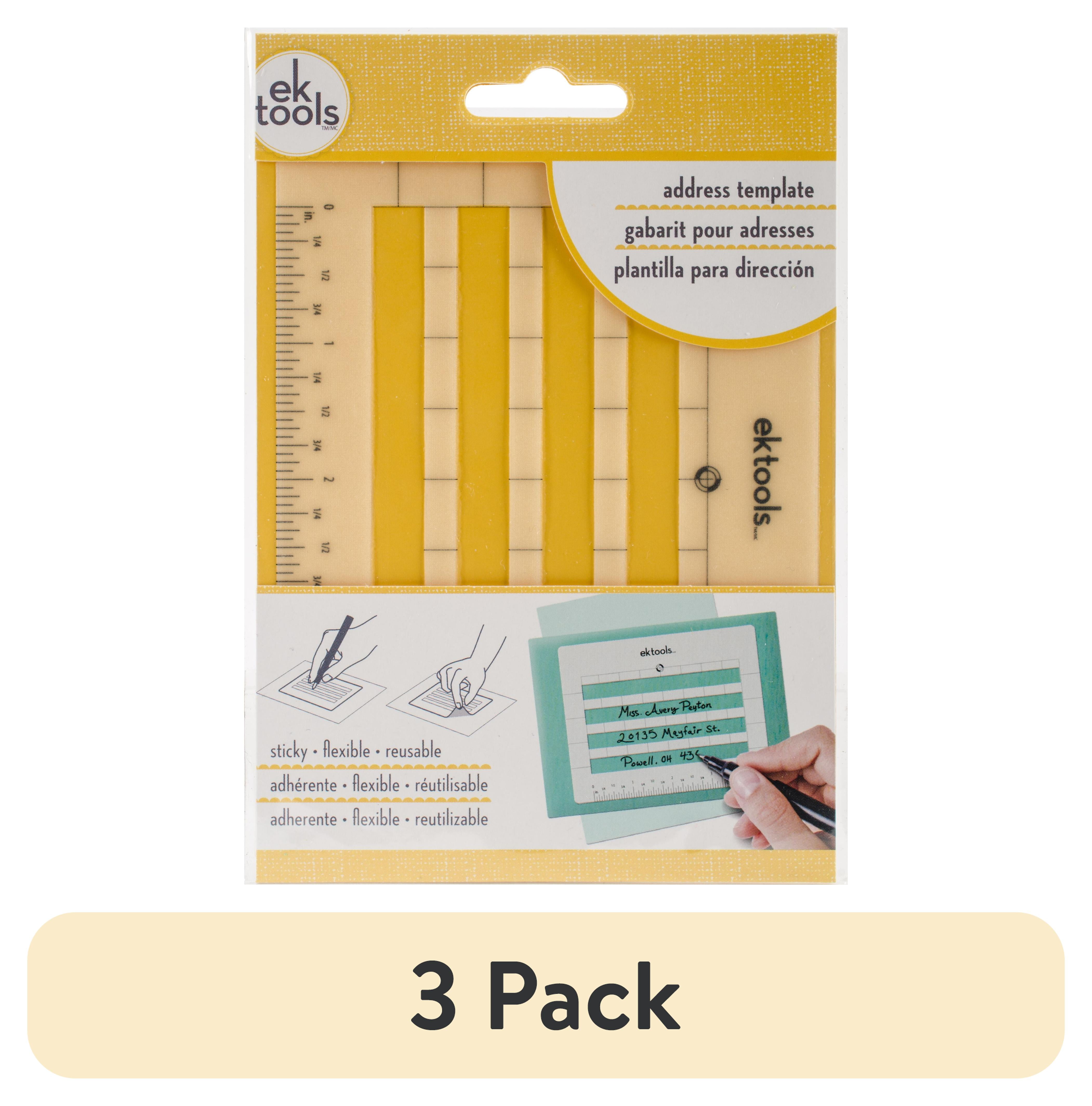 (3 pack) EK Tools Sticky Envelope Address Template - Walmart.com