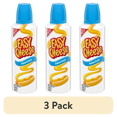 (3 pack) Easy Cheese Cheddar Cheese Snack, 8 oz - Walmart.com