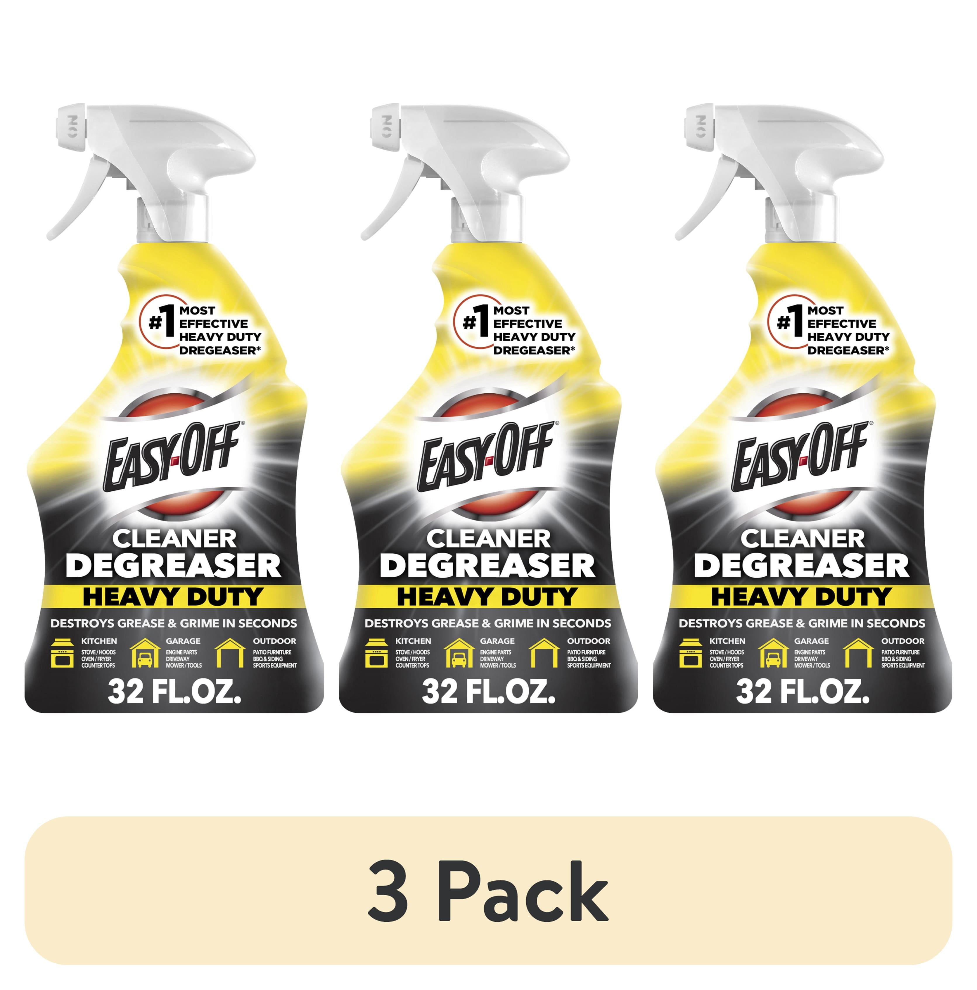 (3 pack) Easy-Off Cleaner Degreaser, Multi Surface Cleaner, 32oz, Foam ...