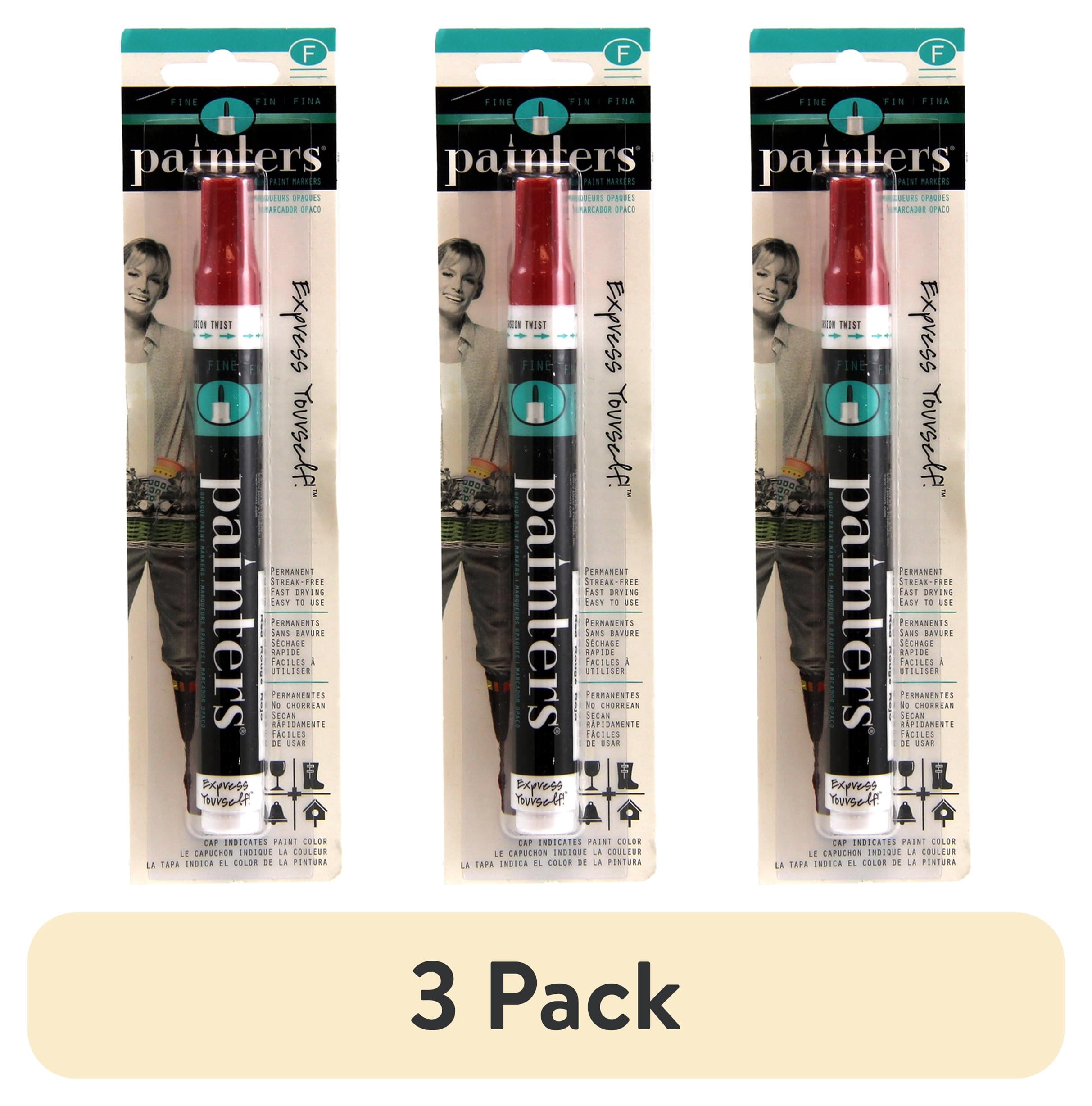 (3 pack) Elmer's Painters Opaque Paint Marker, Fine Point, Red, 1 Count ...