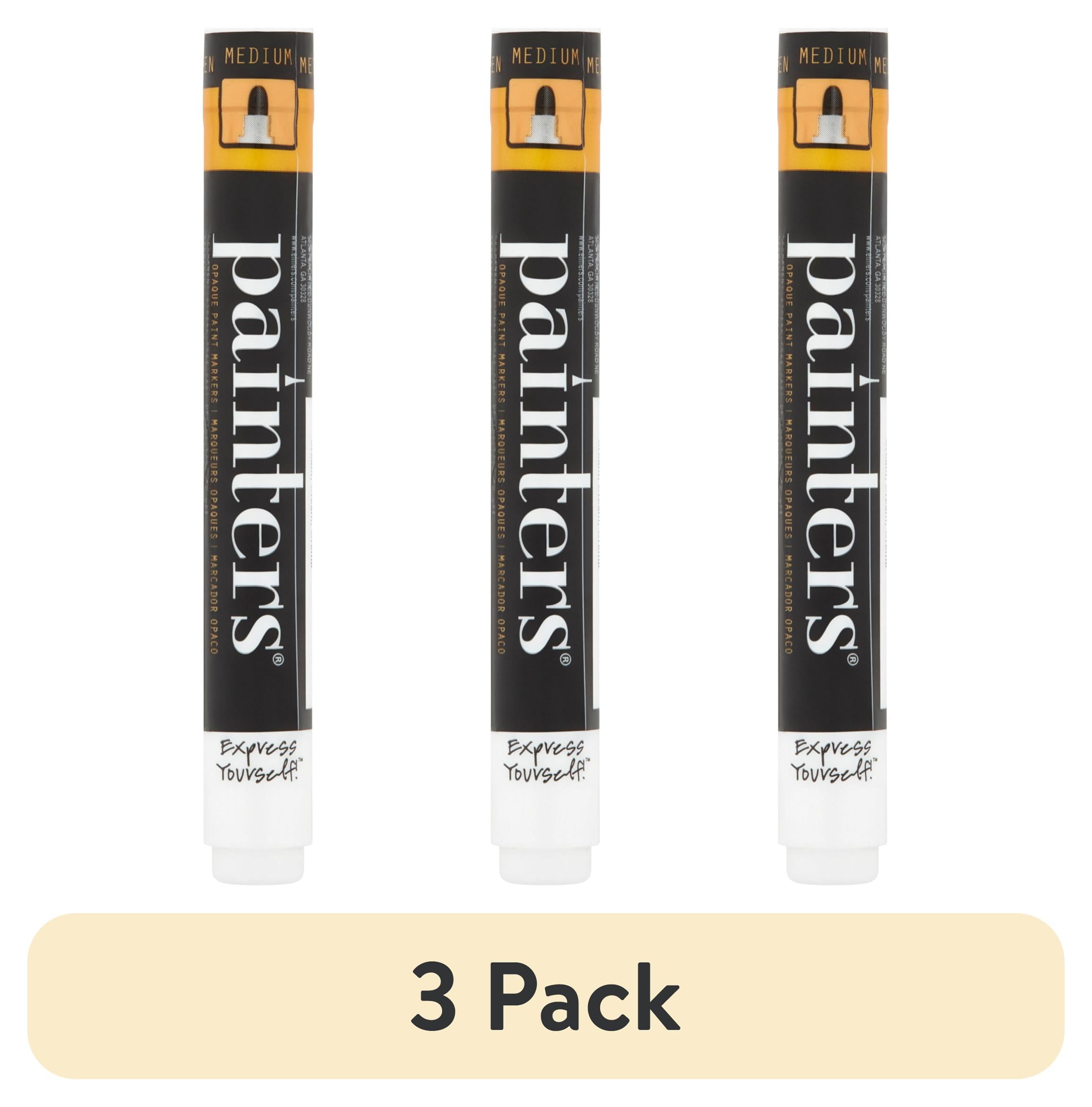 (3 pack) Elmer's Painters Opaque Paint Marker, Medium Point, Cream, 1 ...