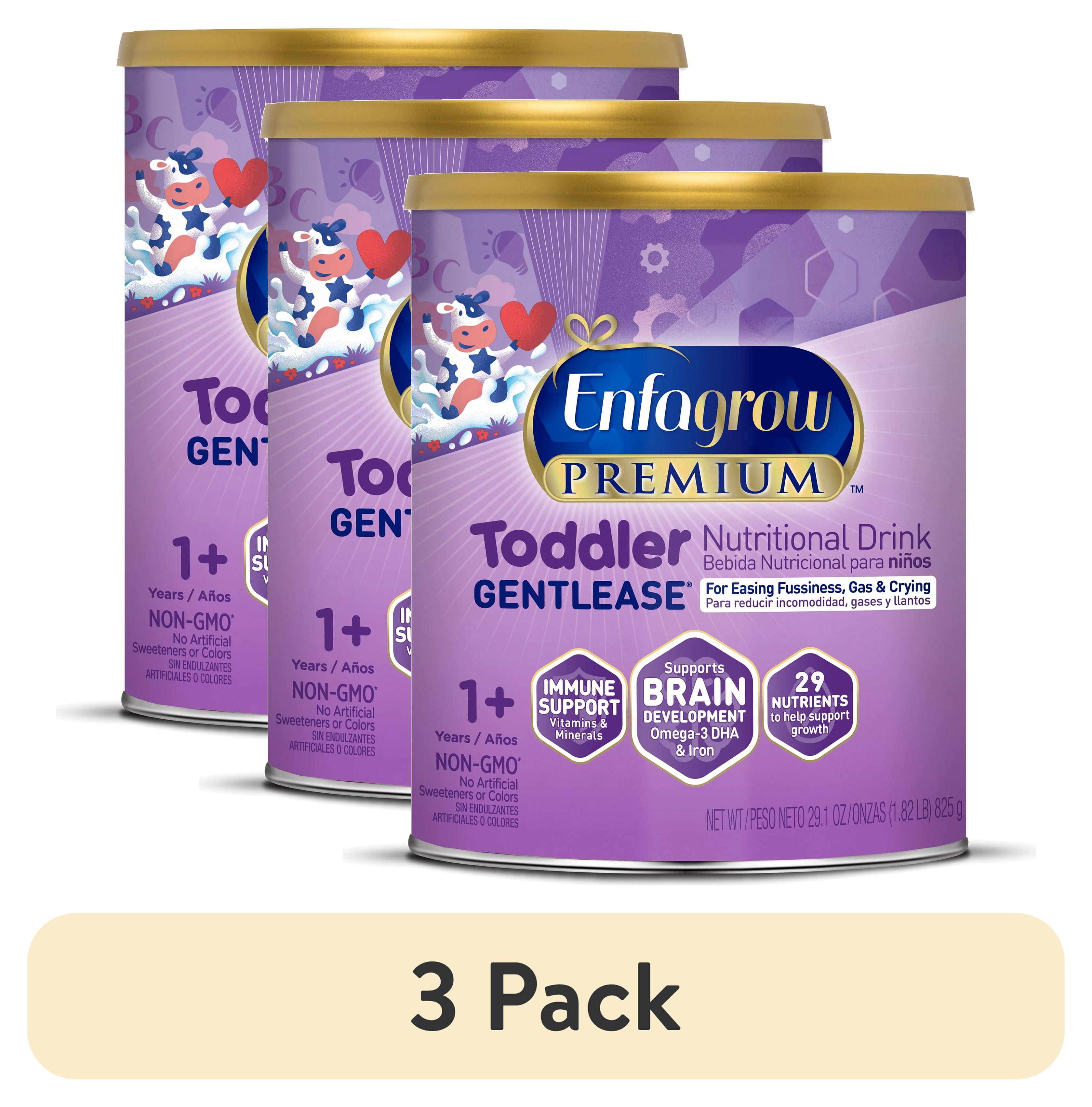 (3 pack) Enfagrow Premium Gentlease Toddler Nutritional Drink, For ...