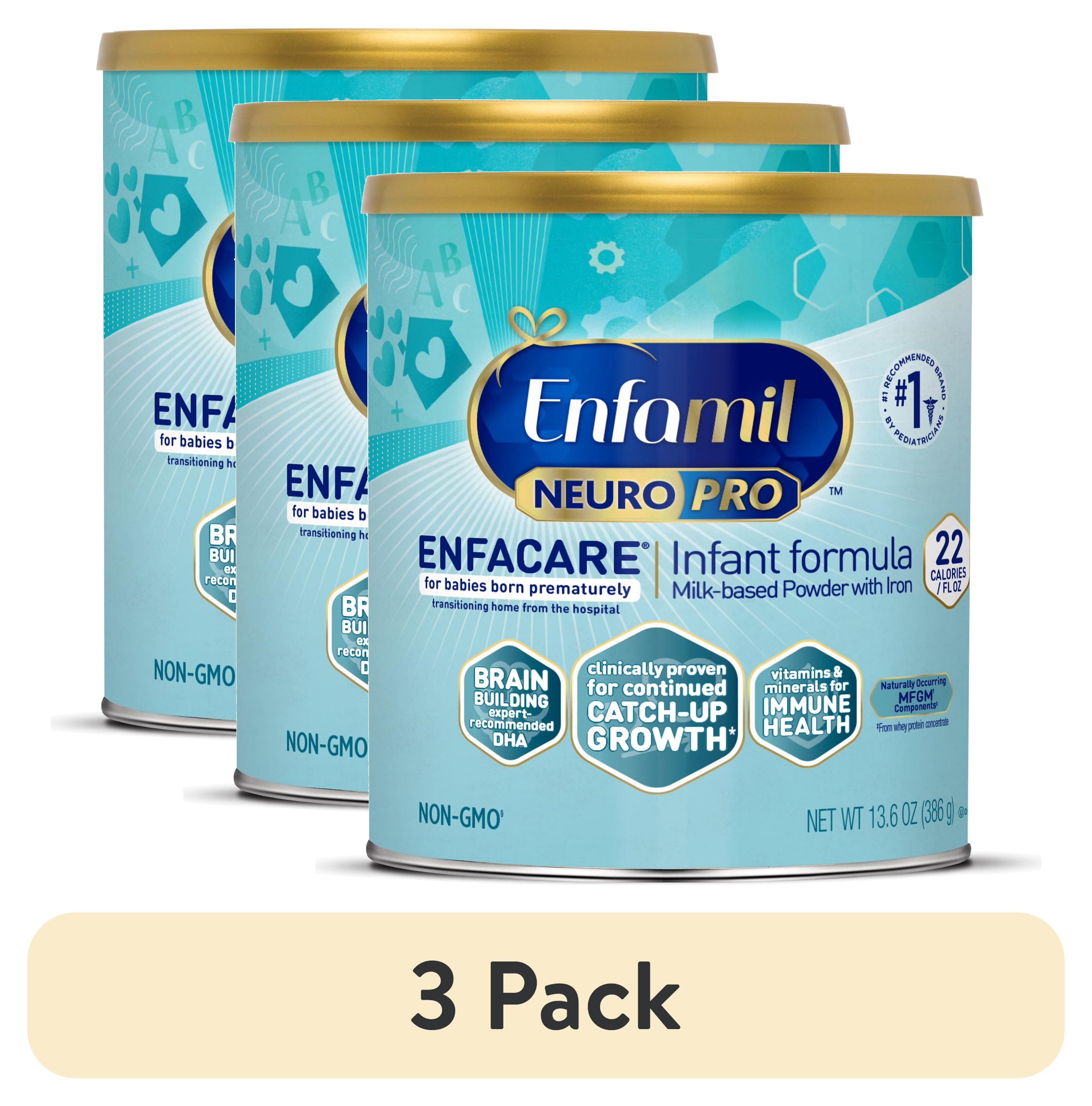 (3 pack) Enfamil NeuroPro EnfaCare Premature Discharge Powder Baby ...