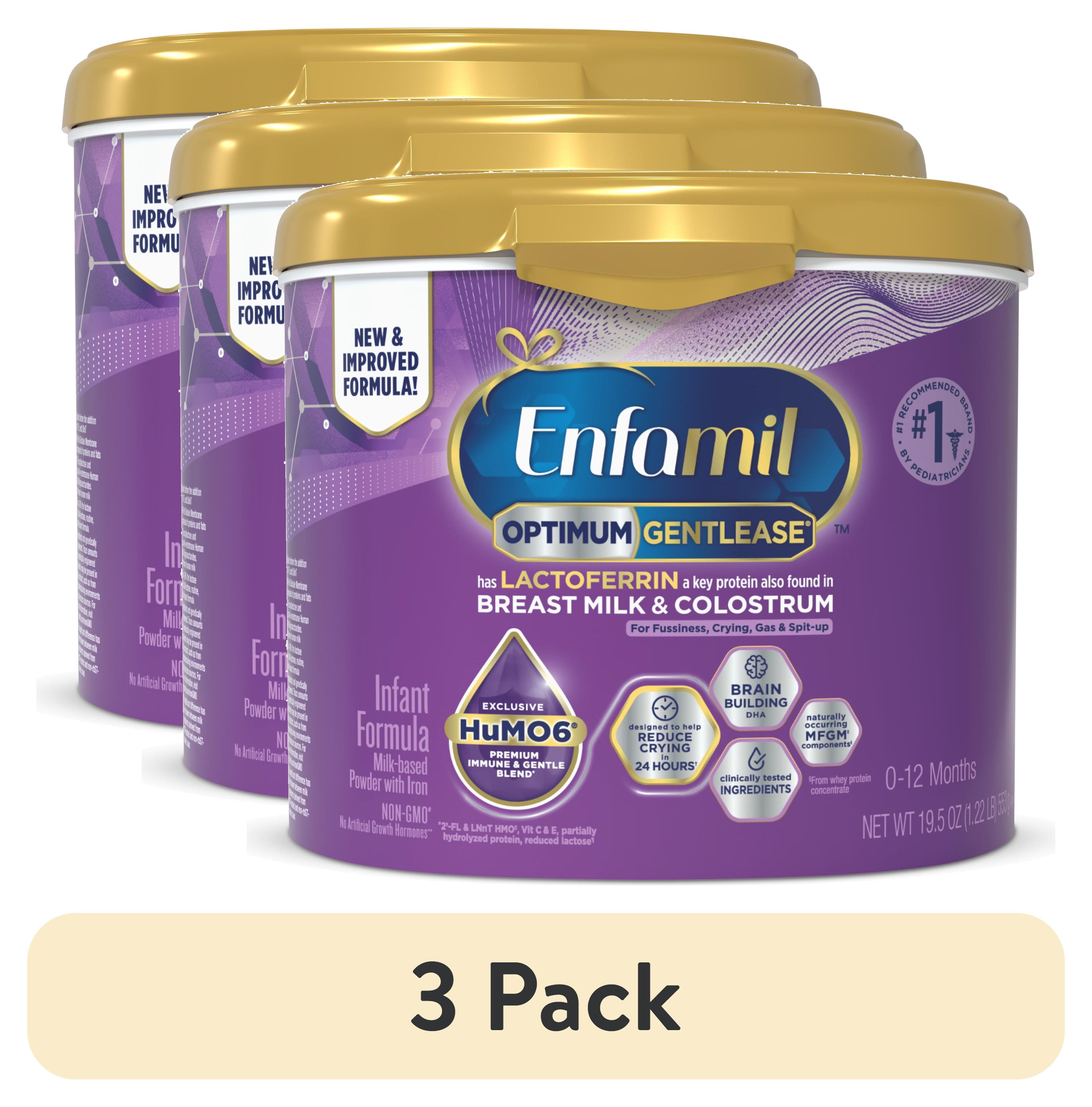 (3 pack) Enfamil Optimum Gentlease Baby Formula, Our Closest Formula to ...
