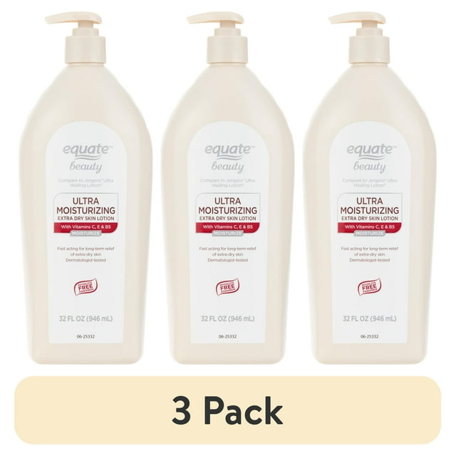 (3 pack) Equate Ultra Moisturizing Extra Dry Skin Lotion, 32 fl oz ...