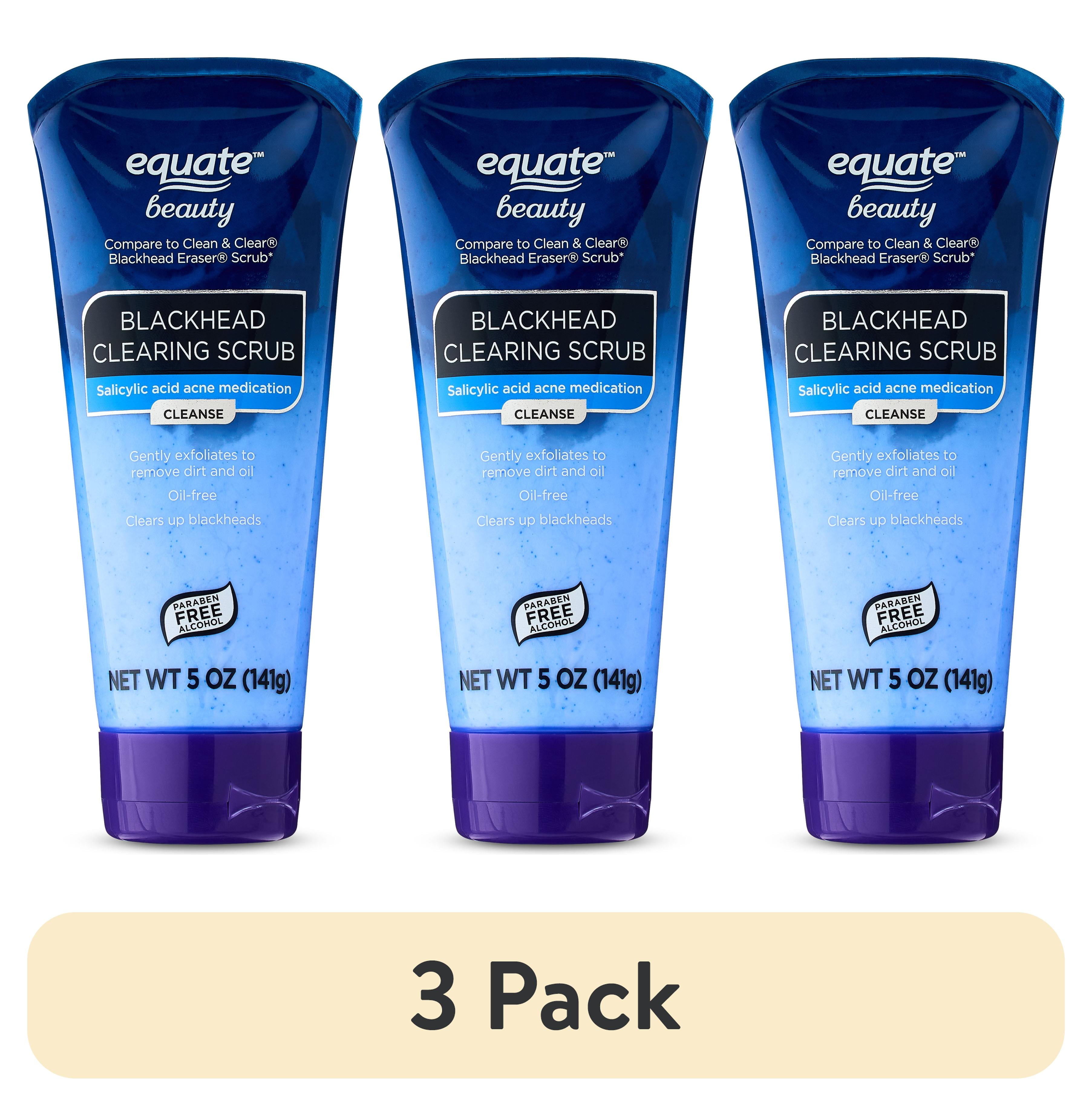 (3 pack) Equate Blackhead Clearing Scrub, 5 fl oz, Compare to Clean ...
