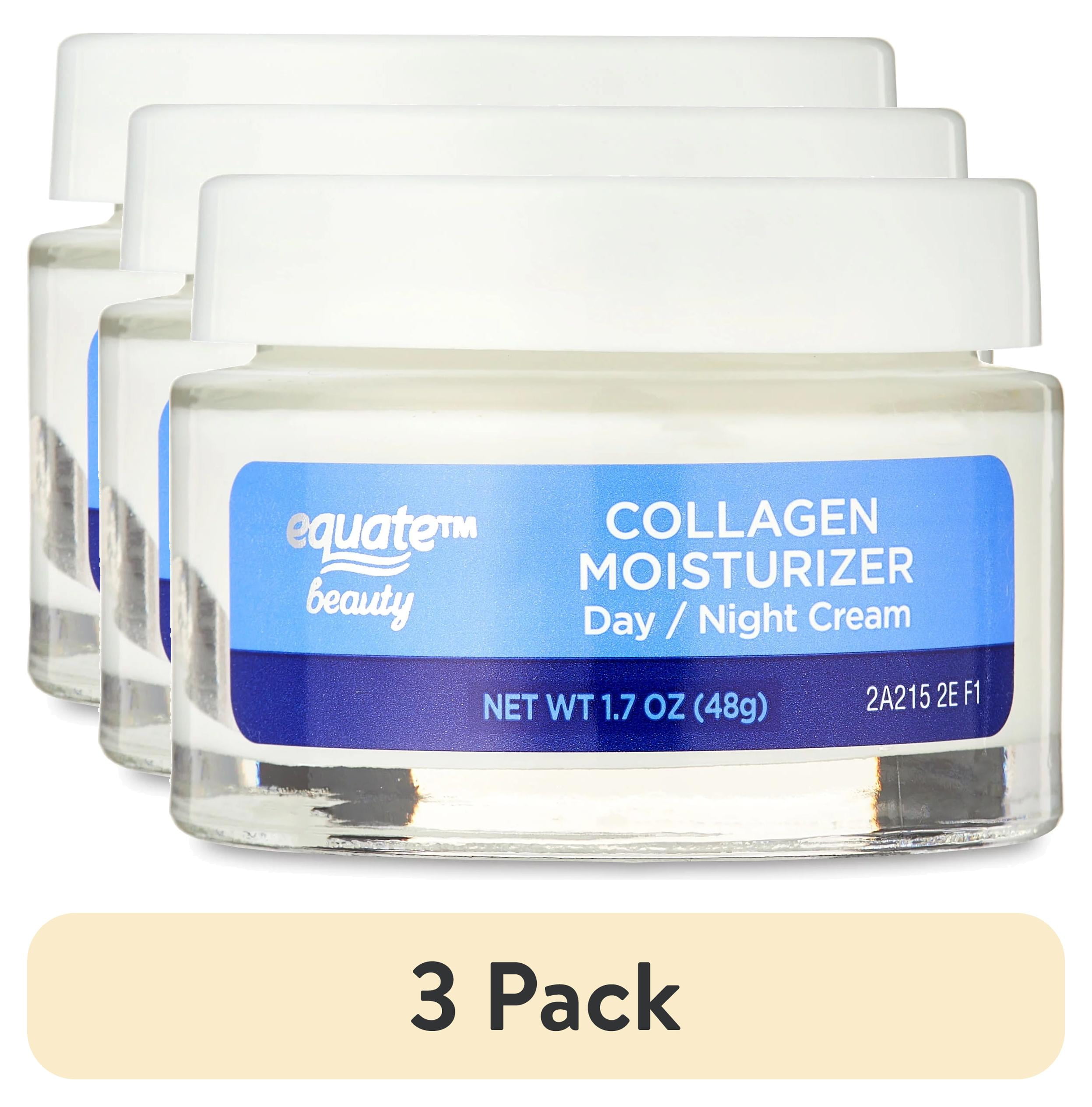 (3 pack) Equate Collagen Day & Night Moisturizer for Face Care to ...