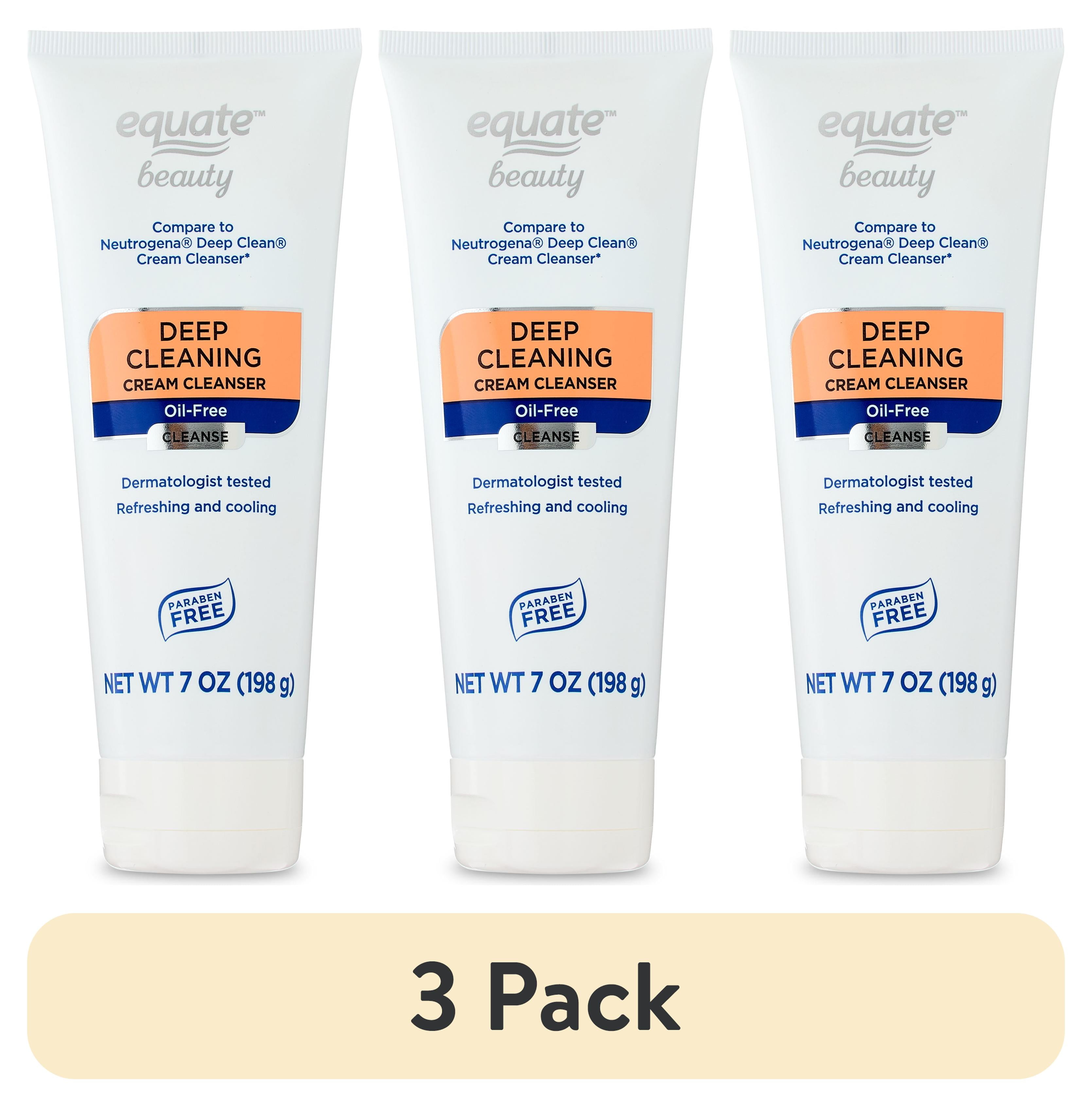 (3 pack) Equate Deep Cleaning Cream Cleanser, 7 oz, Compare to ...
