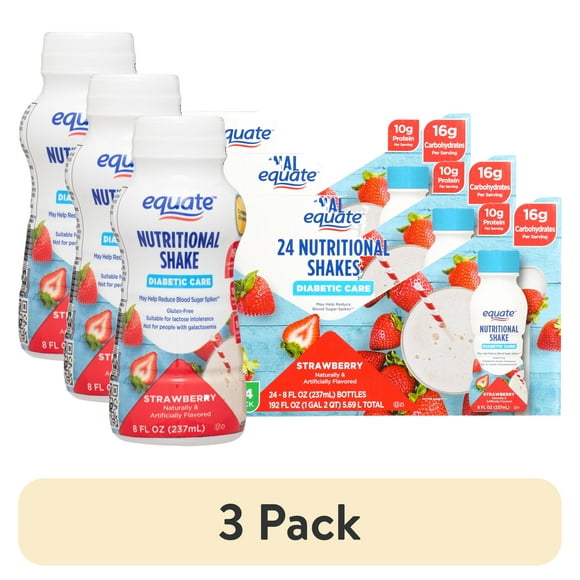 Equate Diabetic Shakes in Glucose Control Shakes - Walmart.com