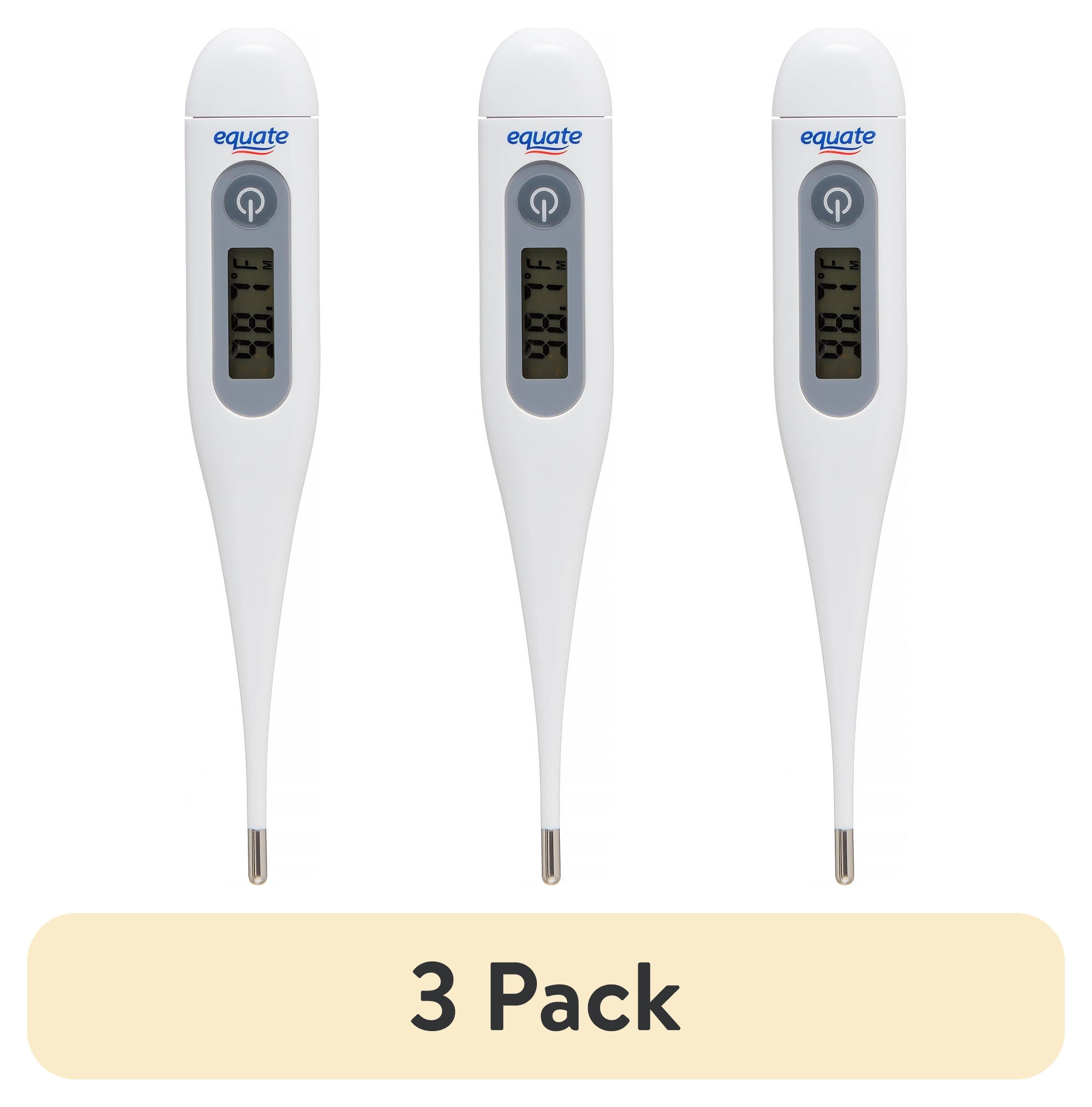 (3 pack) Equate, Oral, Rectal, or Underarm 30-Second Digital ...