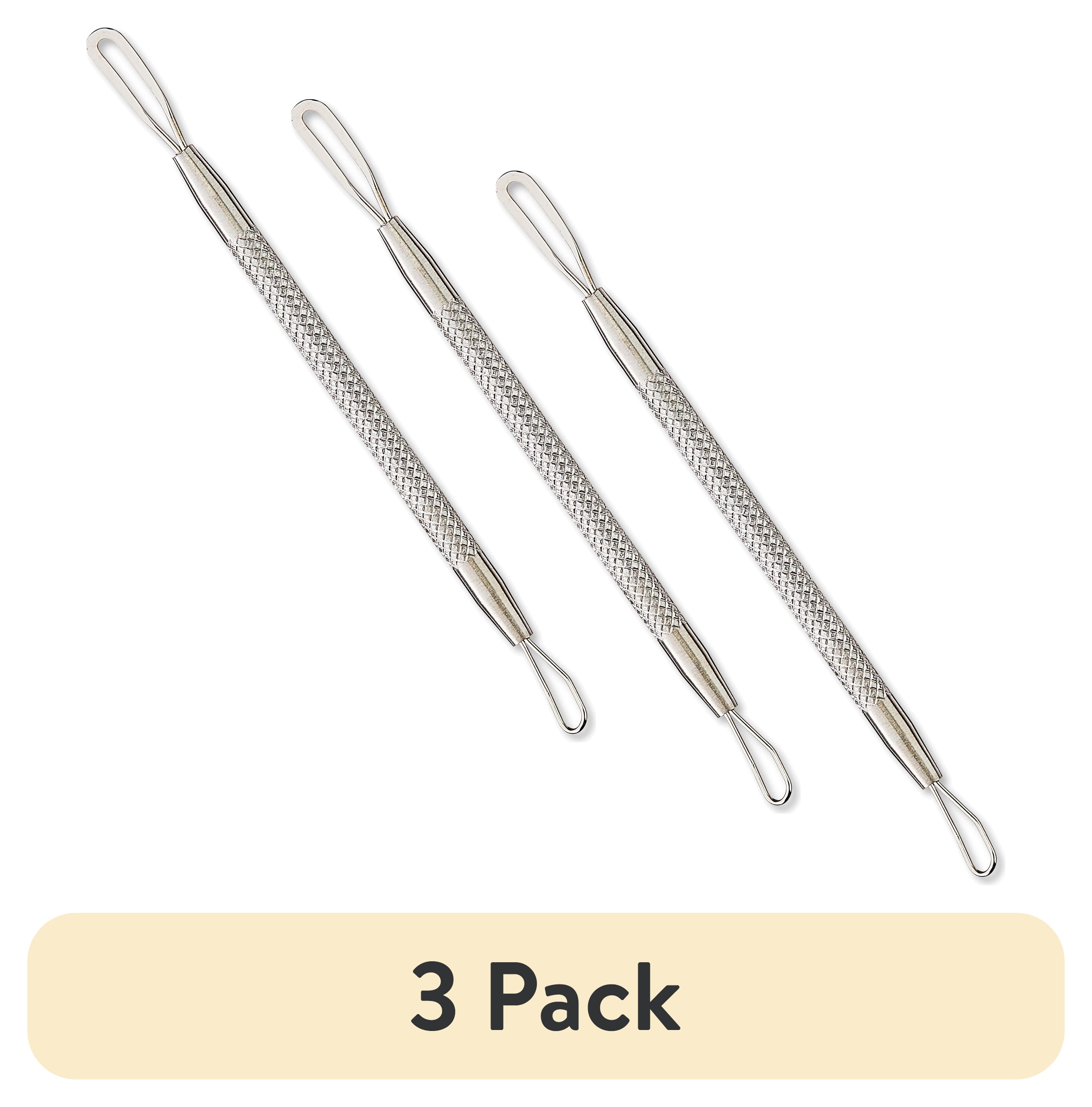 (3 pack) Equate Stainless Steel Dual-Ended Blemish Tool for Acne Care ...