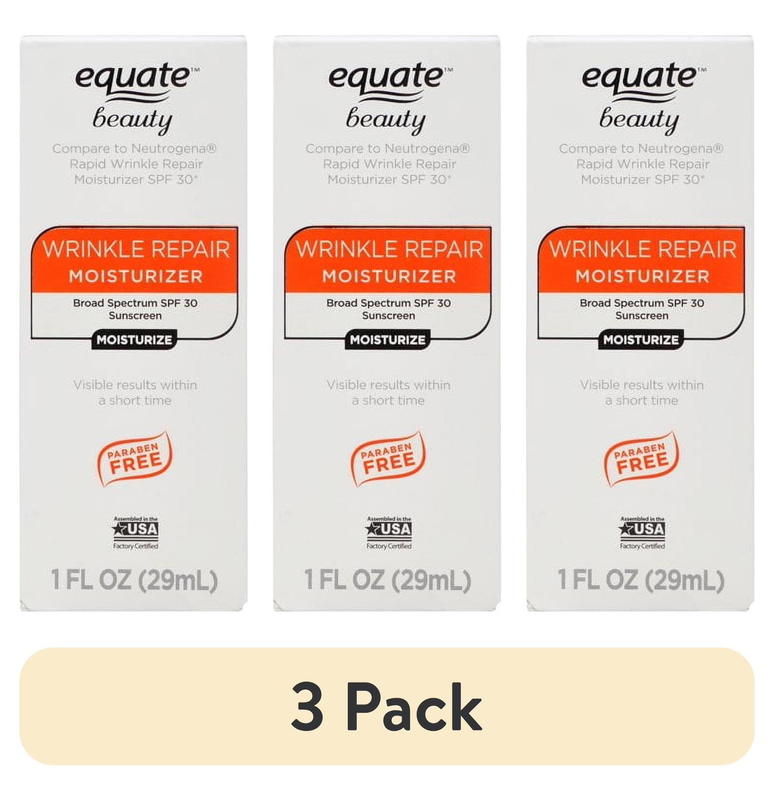 (3 pack) Equate Wrinkle Repair Moisturizer with SPF 30 Sunscreen for ...