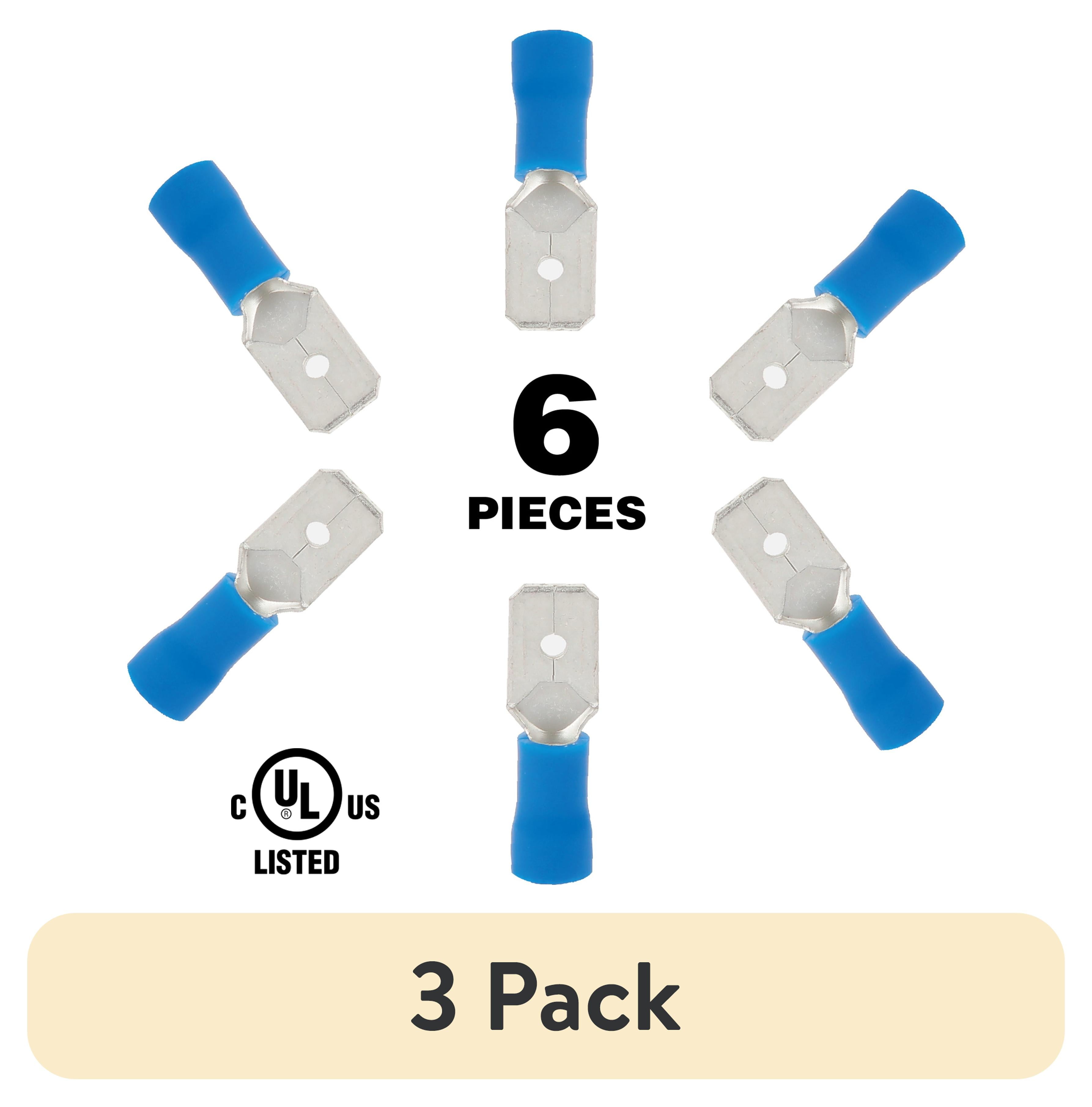 (3 pack) EverStart 6-Piece Slide Wire Connectors, Blue, UL - Walmart.com