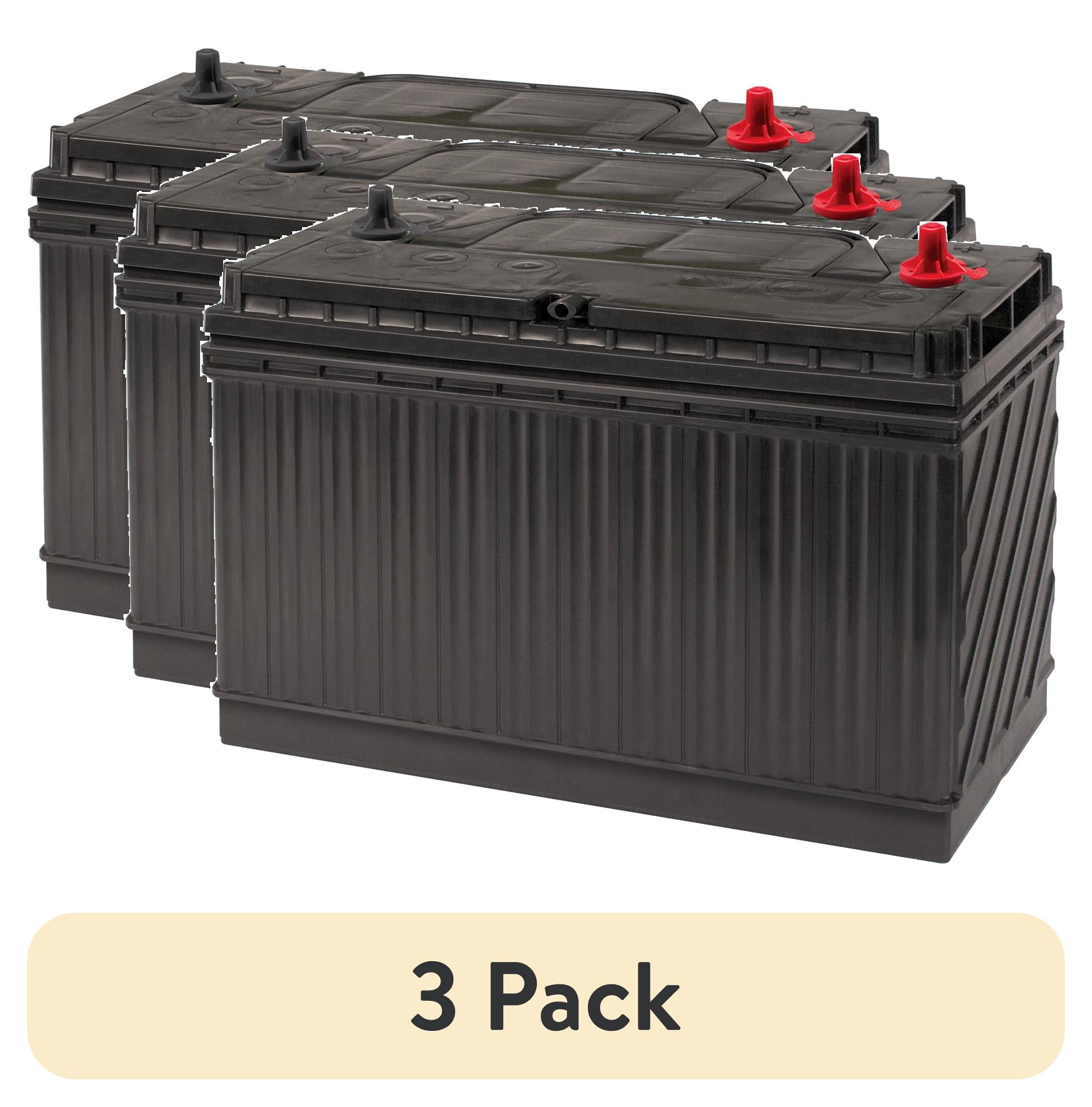 (3 pack) EverStart Heavy Duty Commercial Battery, Group Size 31T 12 ...