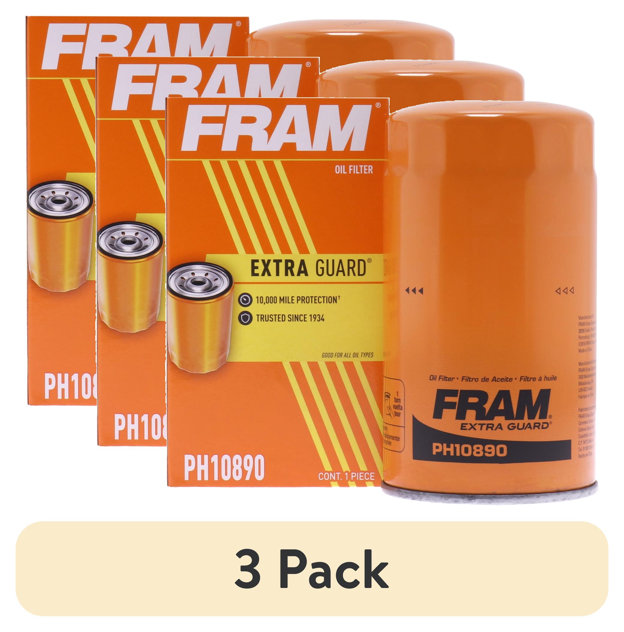 FRAM Extra Guard Oil Filter - 95% Filtration - Walmart.com