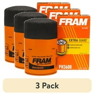 FRAM Extra Guard Oil Filter, PH25, 10K mile Replacement Oil Filter ...