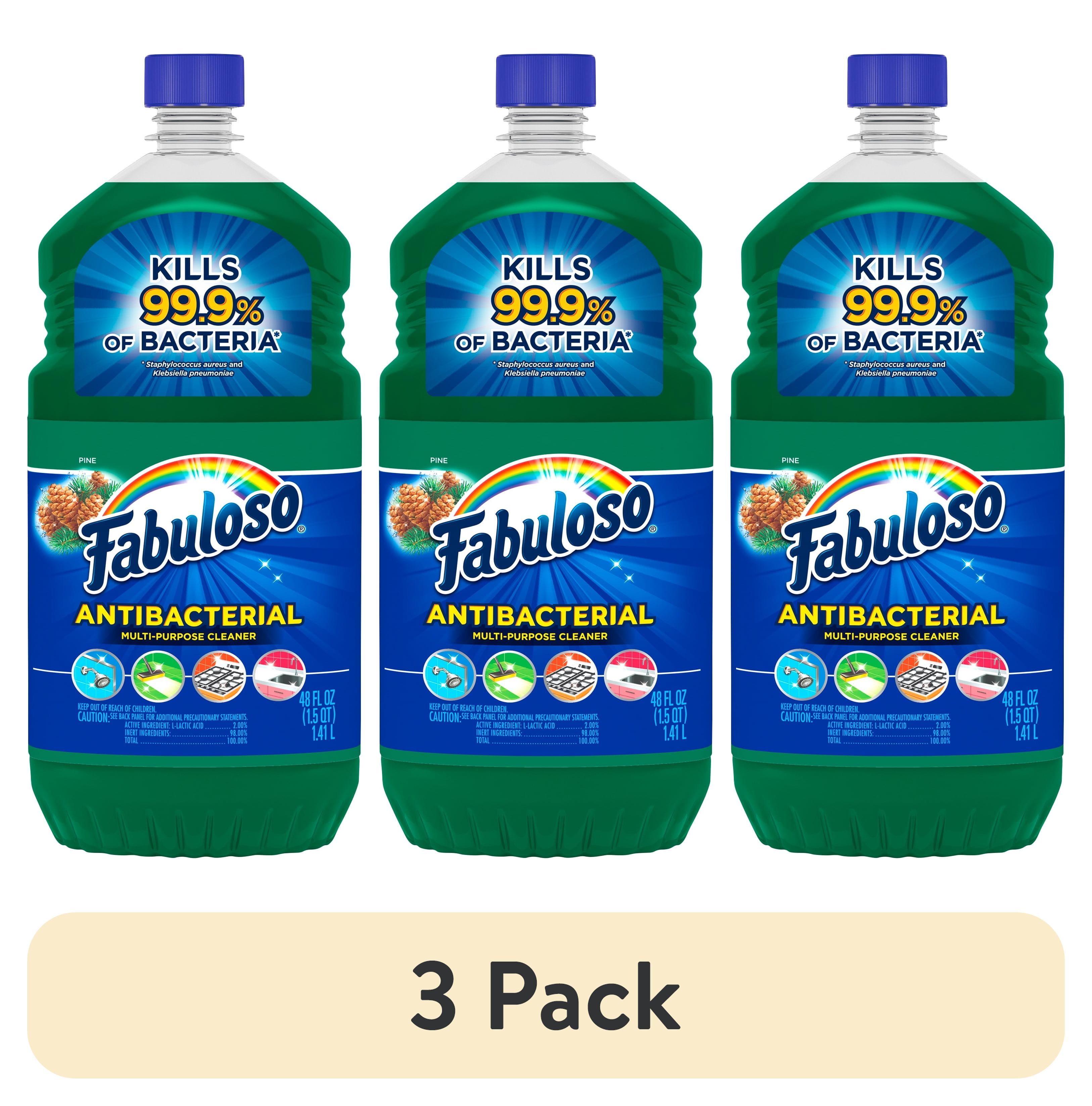 (3 pack) Fabuloso Liquid All Purpose Cleaner, Antibacterial Pine, 48 fl ...
