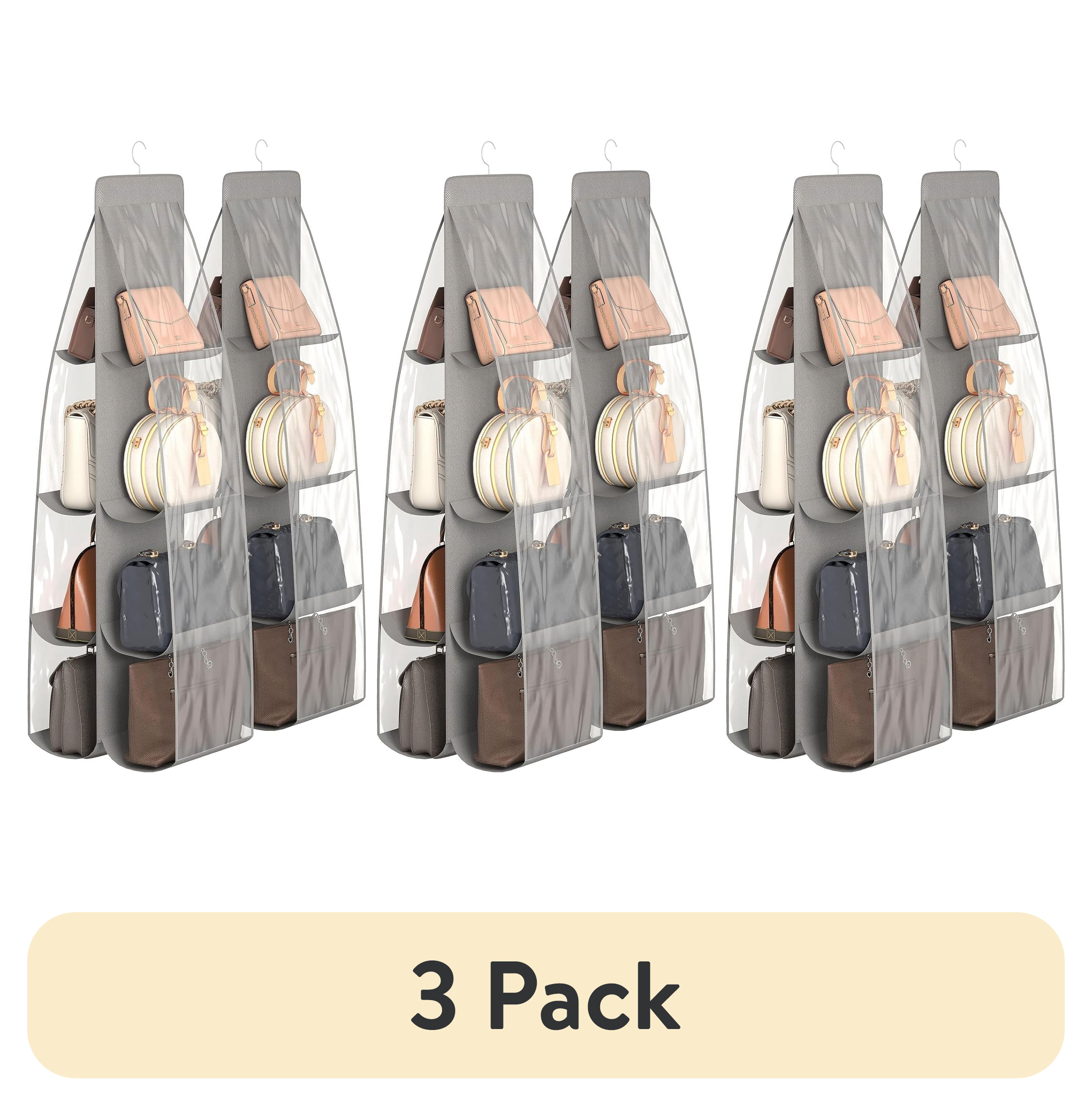 (3 pack) Fairy 2 Pack Handbag Purse Organizer, 8 Pockets Purse Storage ...