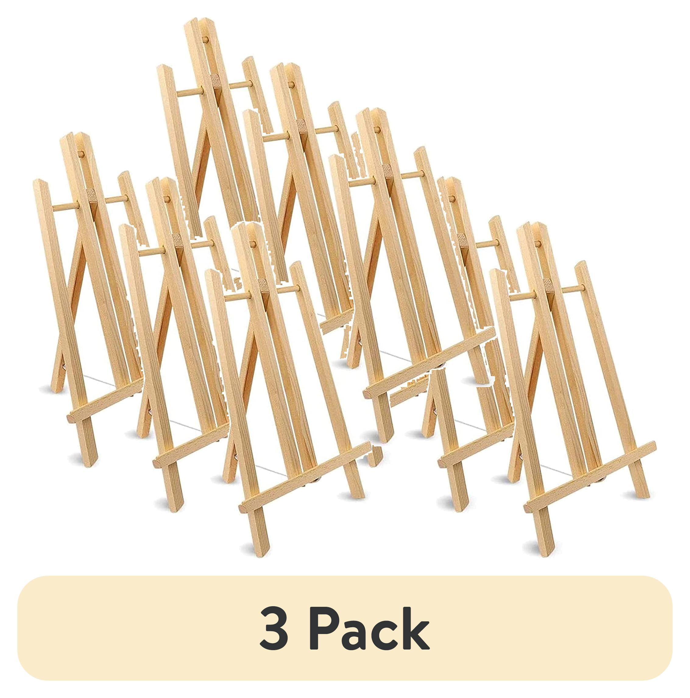 (3 pack) Fairy 3 Packs Easel, Table Top Easel for Painting, Wooden ...