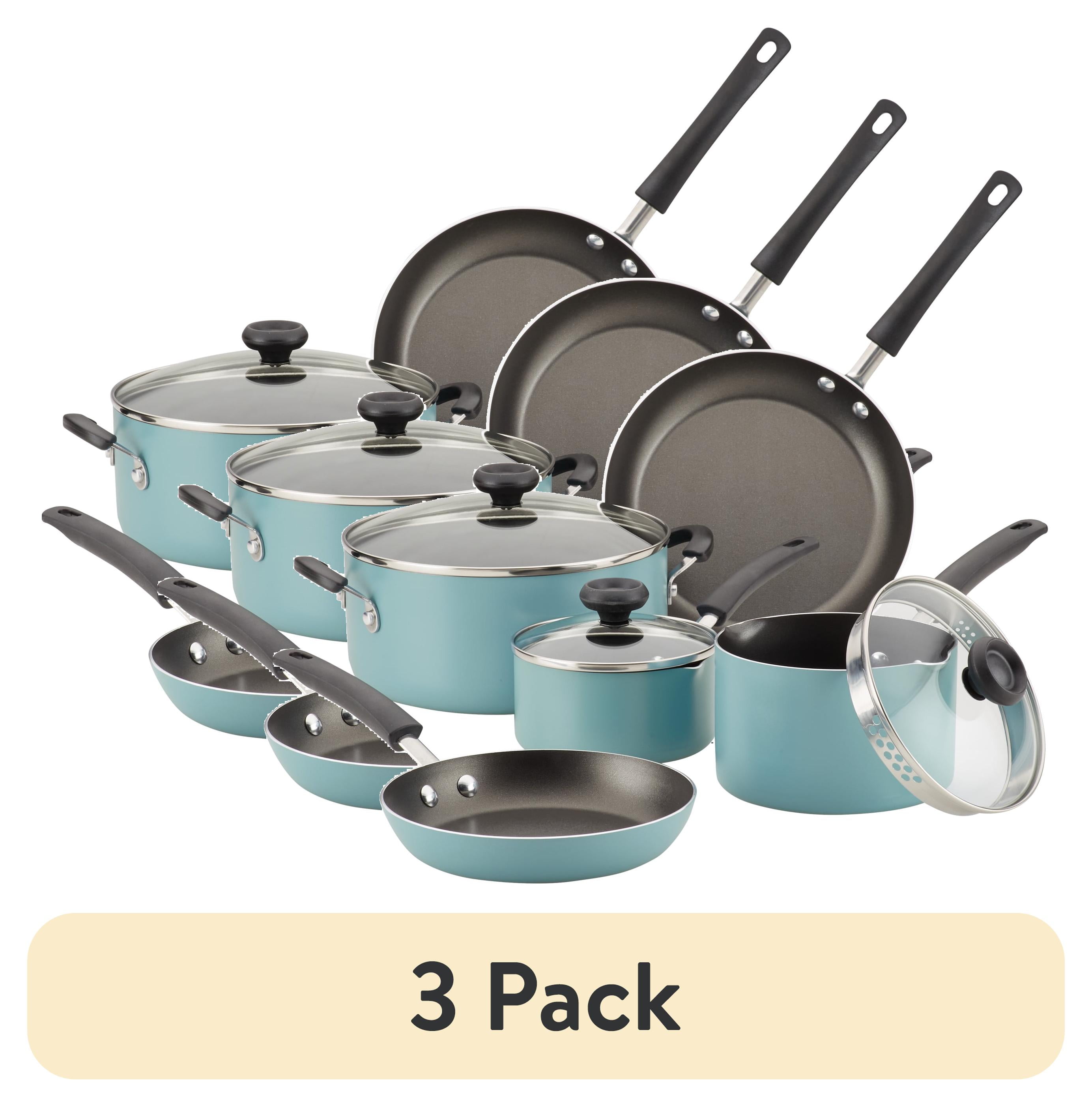 Farberware Easy Clean 12-Piece Nonstick Cookware Set - Walmart.com Farberware Easy Clean 12-Piece Nonstick Cookware Set - Walmart.com