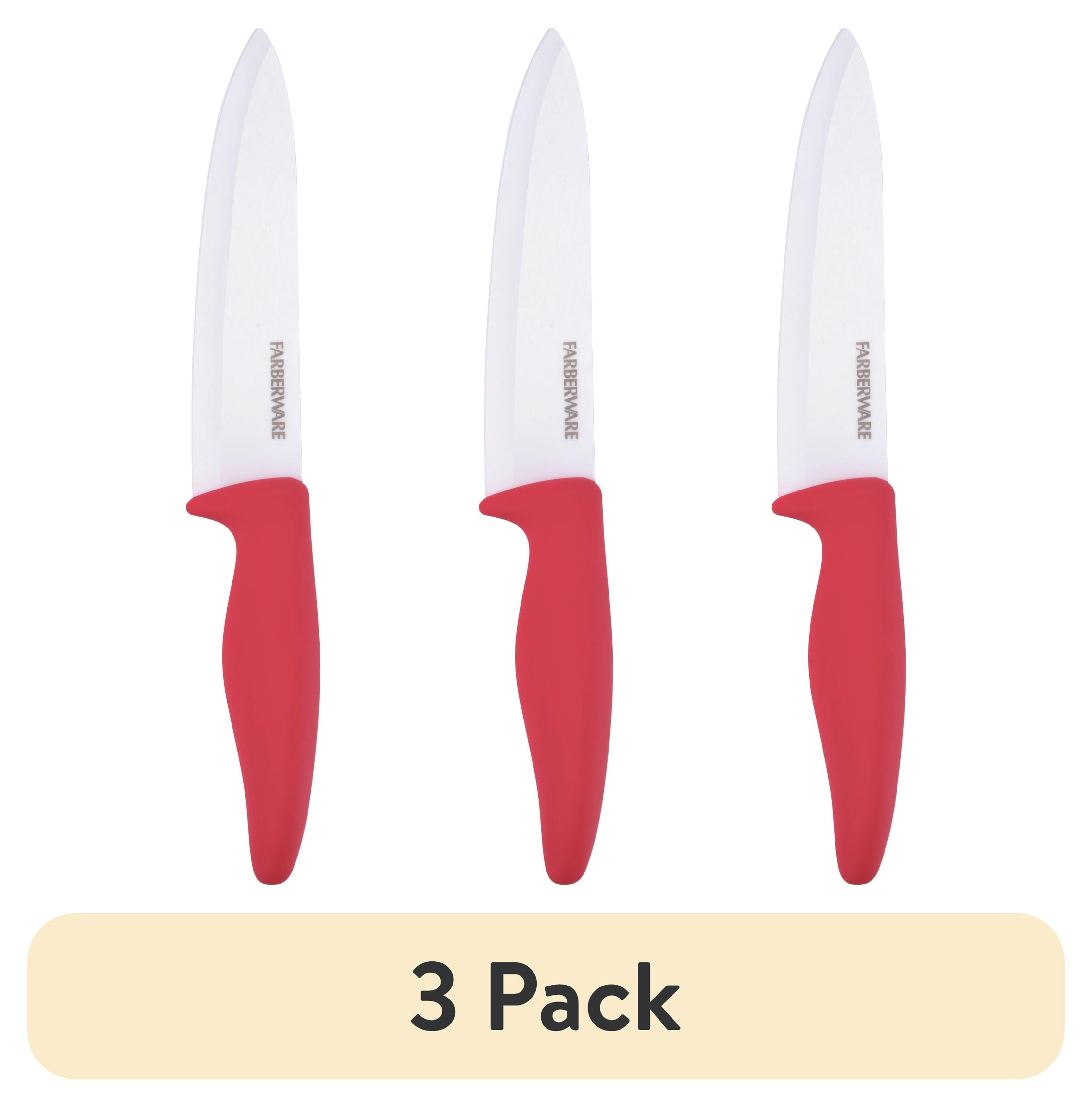 (3 pack) Farberware Professional 6-inch Ceramic Kitchen Chef Knife in ...