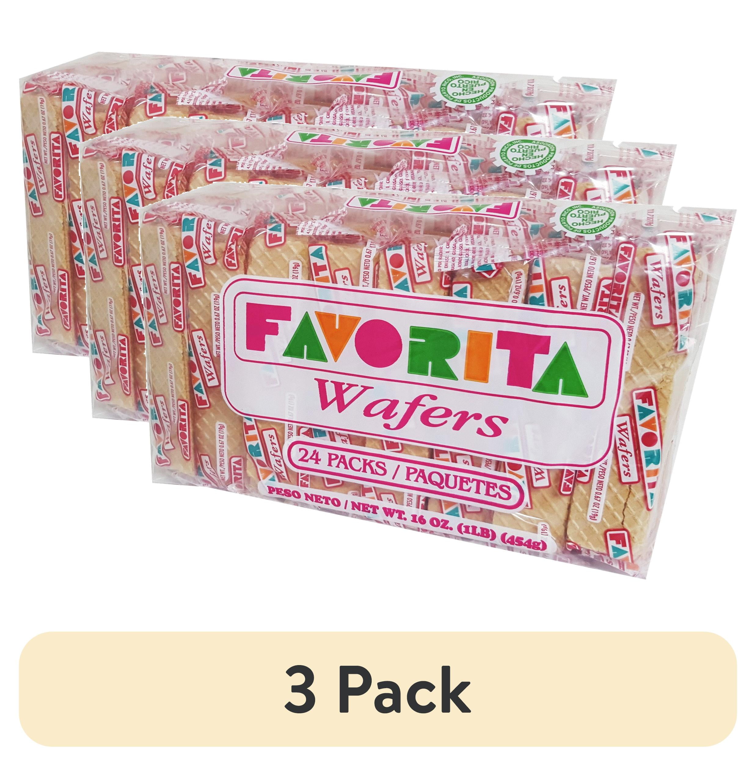 (3 pack) Favorita Wafers (Galletas Favorita) Puerto Rico's beloved ...