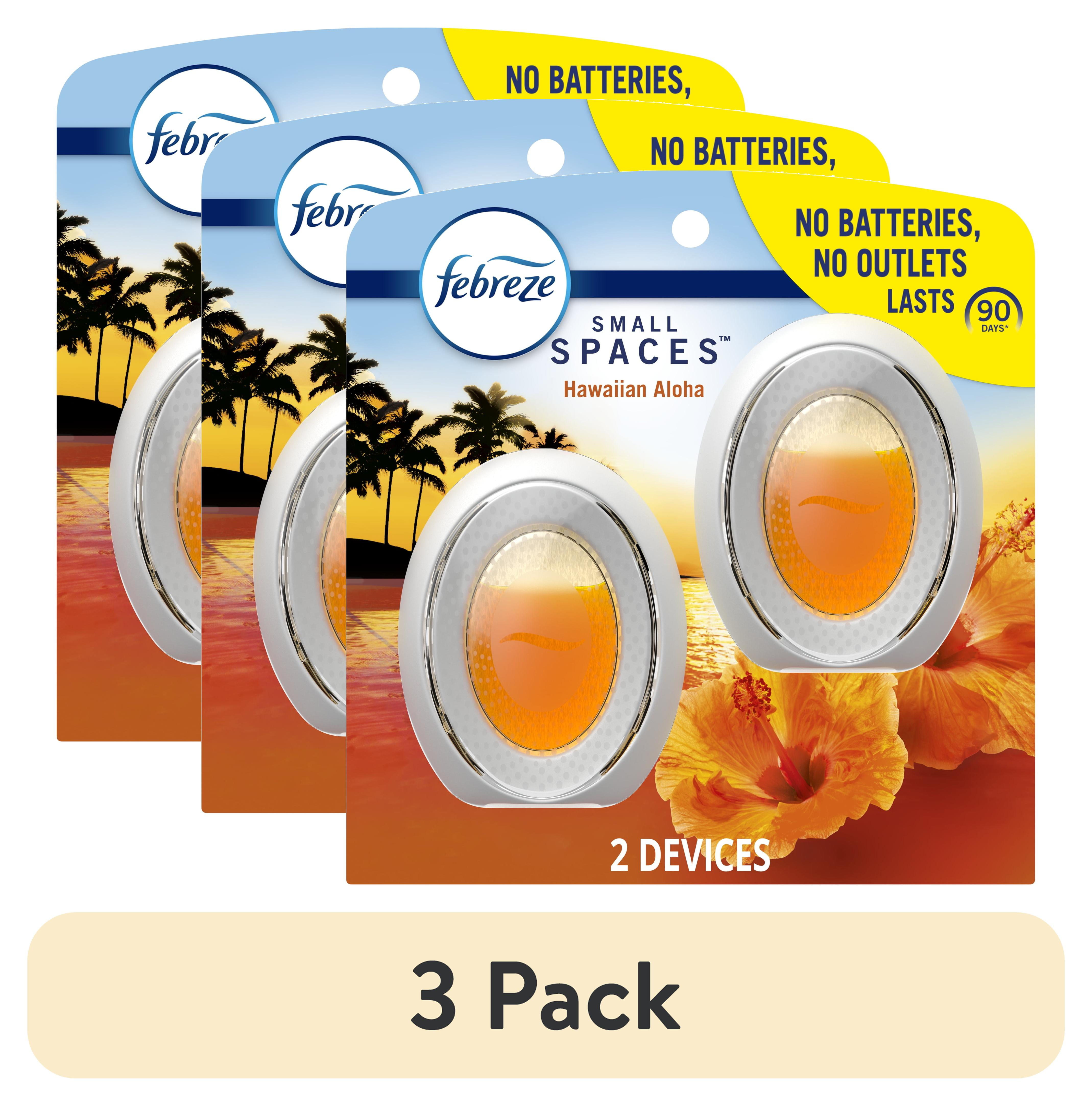 (3 pack) Febreze Bathroom Air Freshener, Small Spaces Odor-Fighting ...