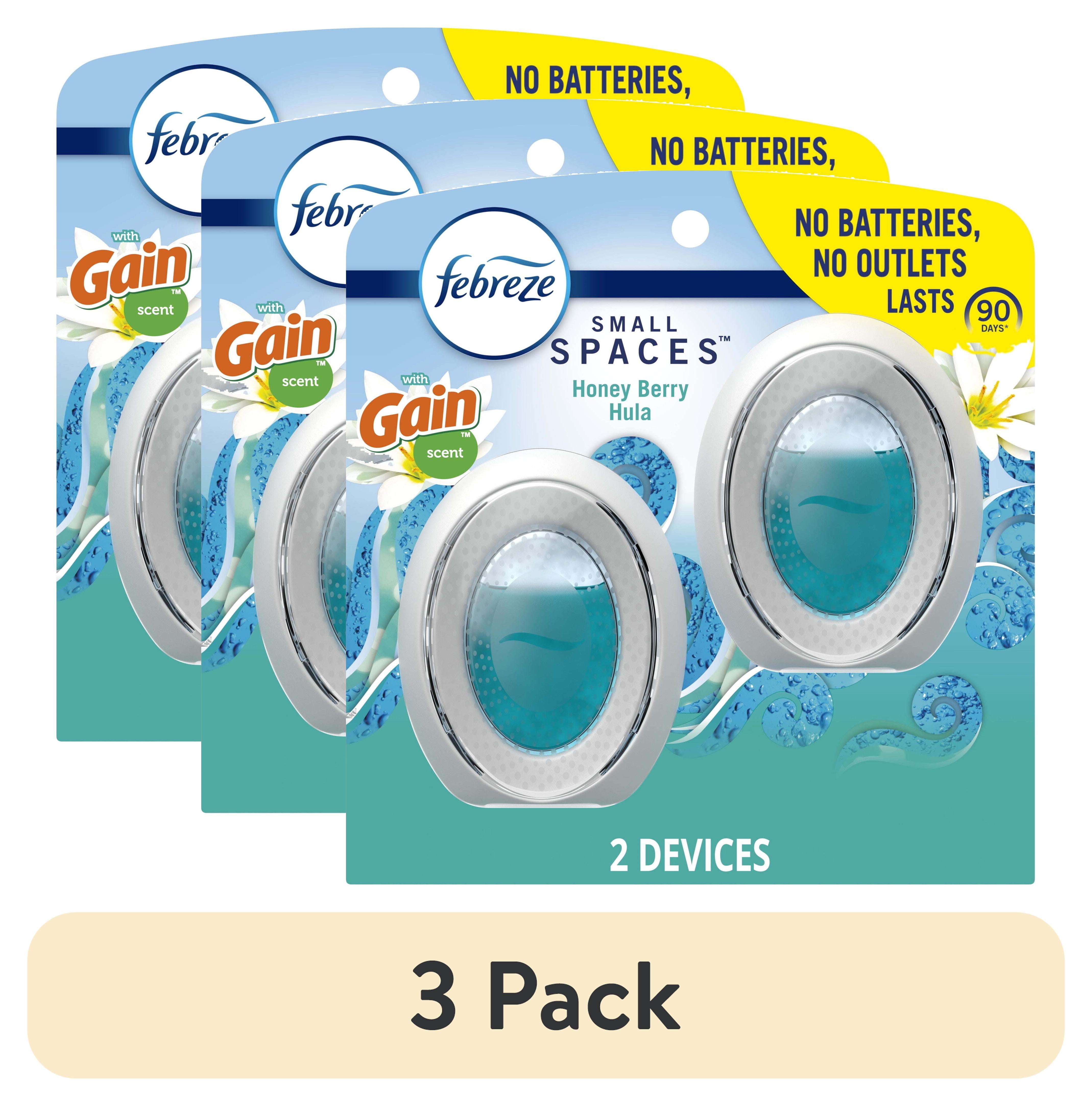 (3 pack) Febreze Bathroom Air Freshener, Small Spaces Odor-Fighting ...