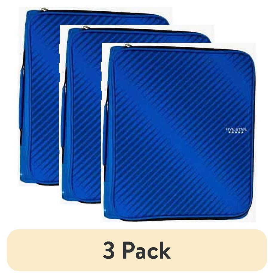 (3 pack) Five Star Zipper Capacity 72182 Assorted Color May Vary One ...