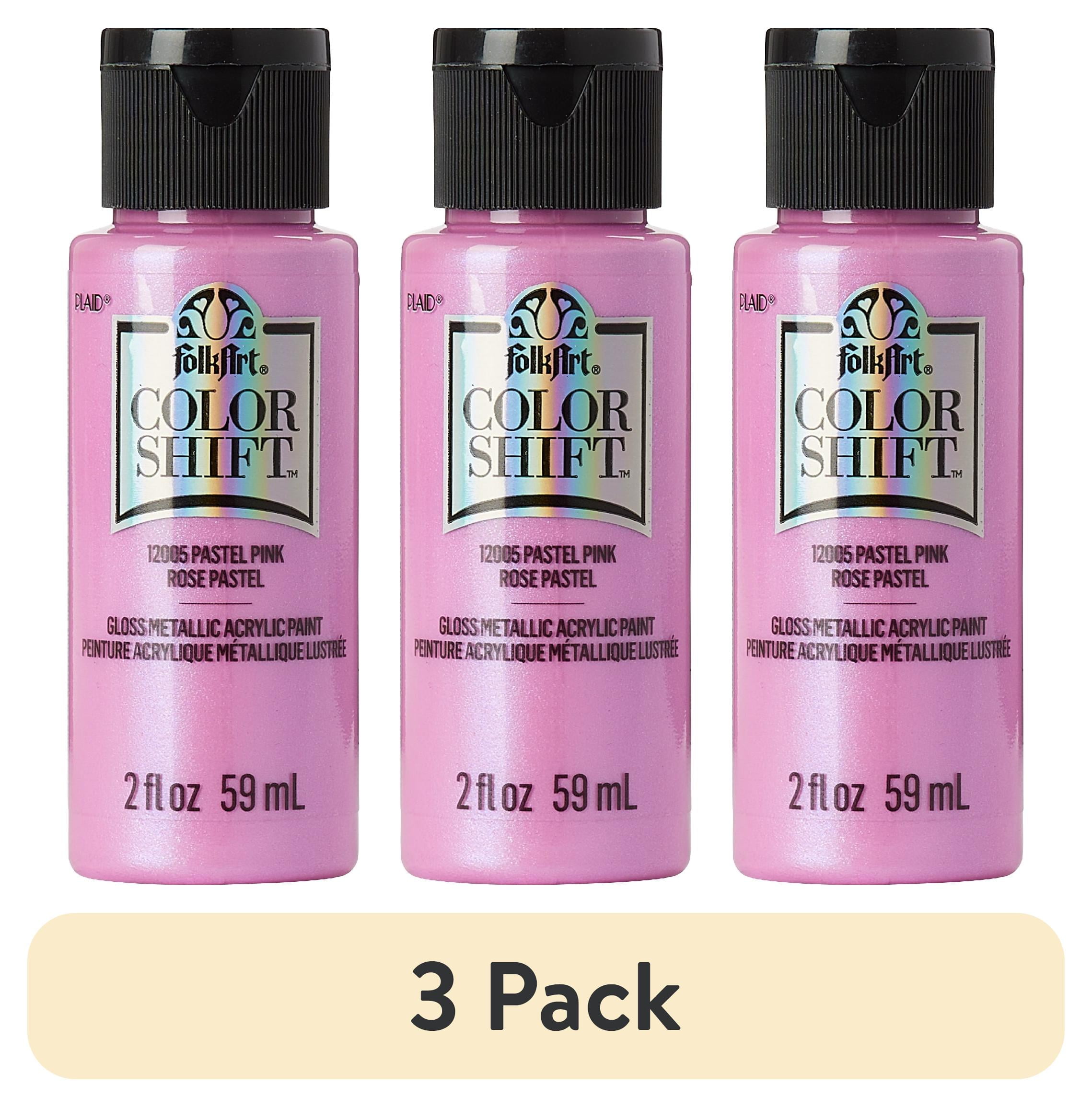 (3 pack) FolkArt Color Shift Acrylic Craft Paint, Gloss Finish, Pastel ...