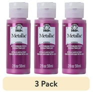 Shuttle Art Metallic Acrylic Craft Paint Set, 20 Colors, 2 oz Bottles ...
