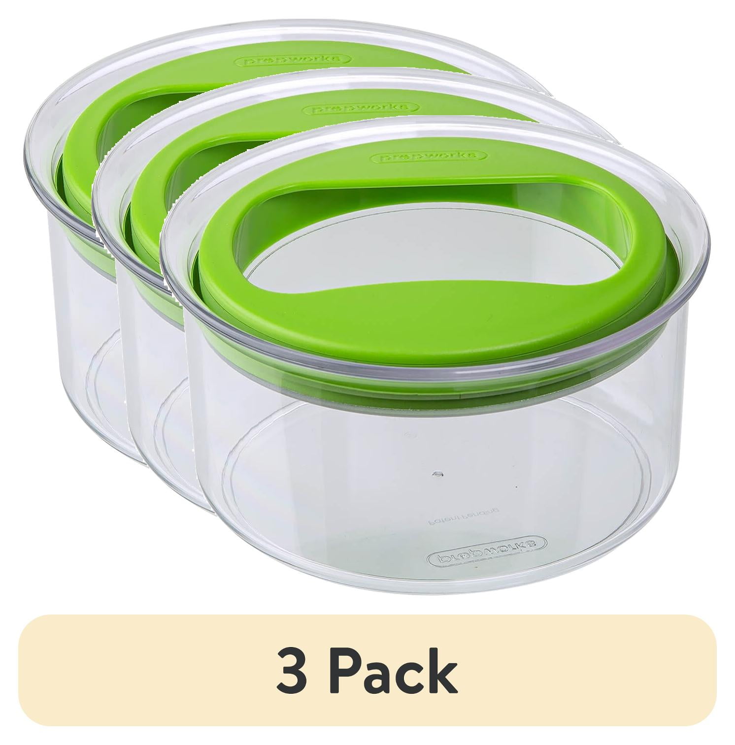 (3 pack) Fox Valley Traders Green Plastic Airtight Guacamole Food ...