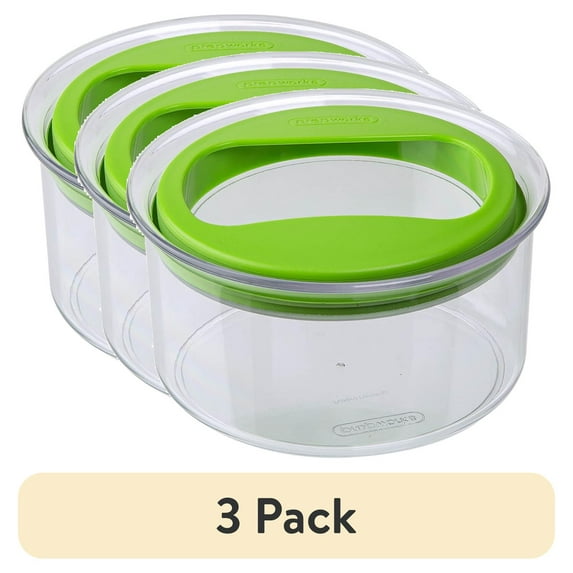 (3 pack) Fox Valley Traders Green Plastic Airtight Guacamole Food ...