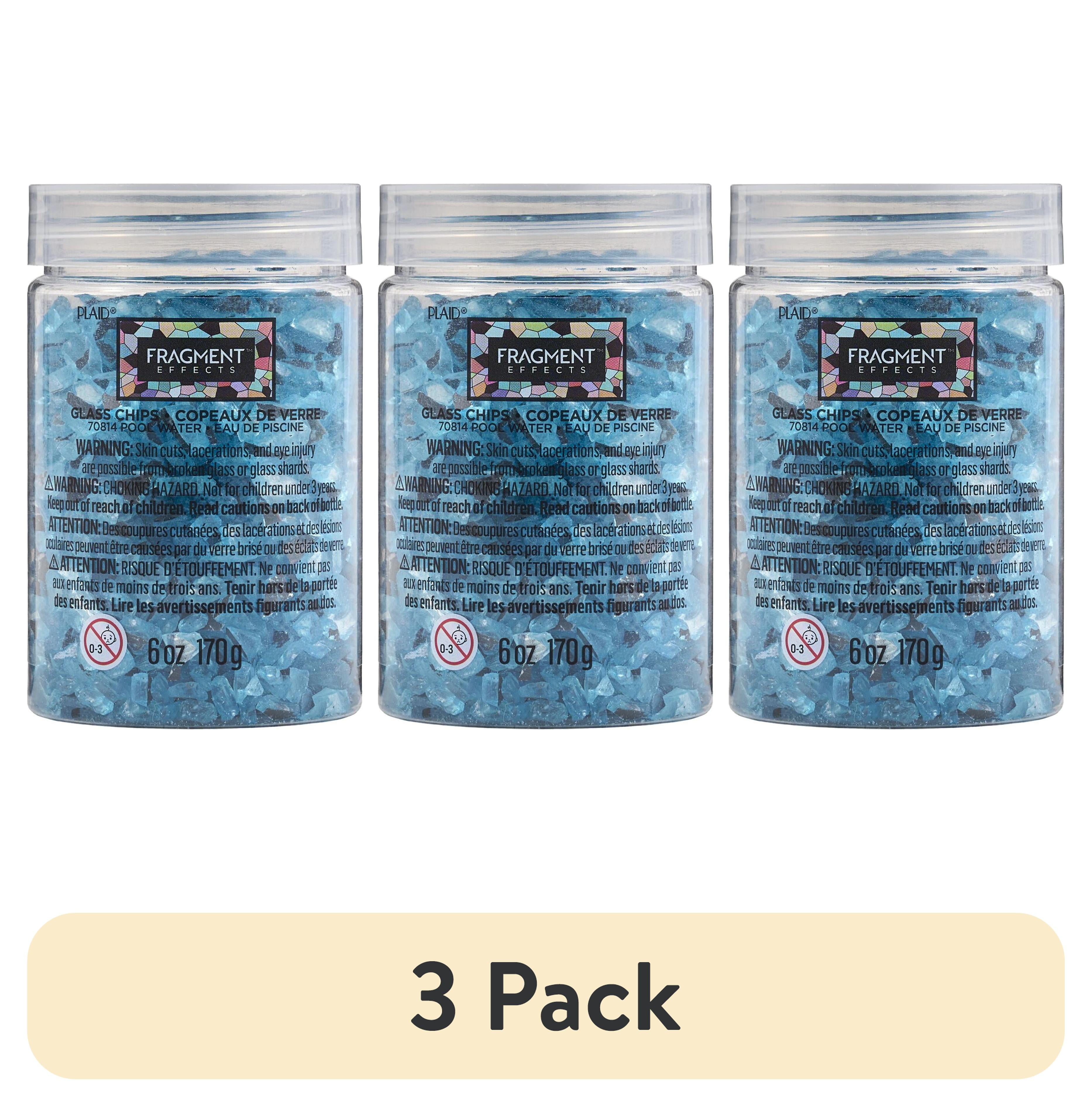 (3 pack) Plaid Fragment Effects Glass Chips, Pool Water, 6 oz - Walmart.com