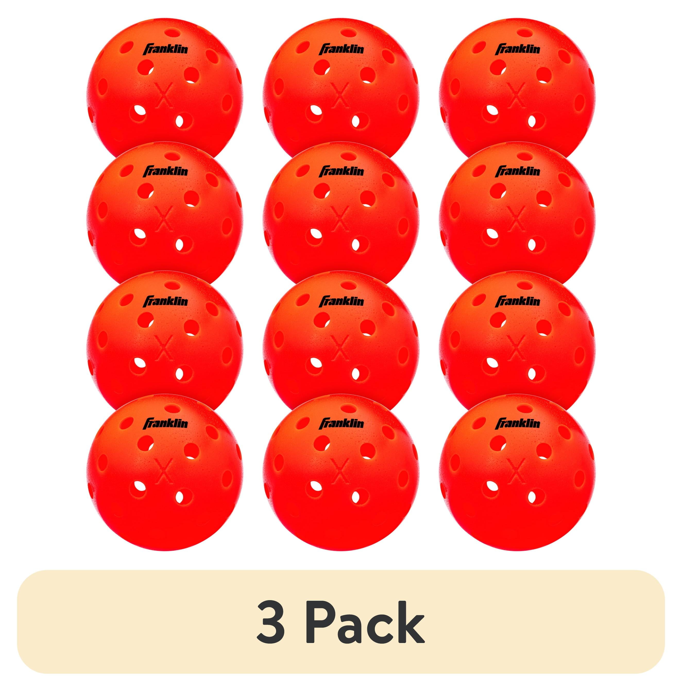 (3 pack) Franklin Sports X-40 Outdoor Pickleballs - Official Size ...