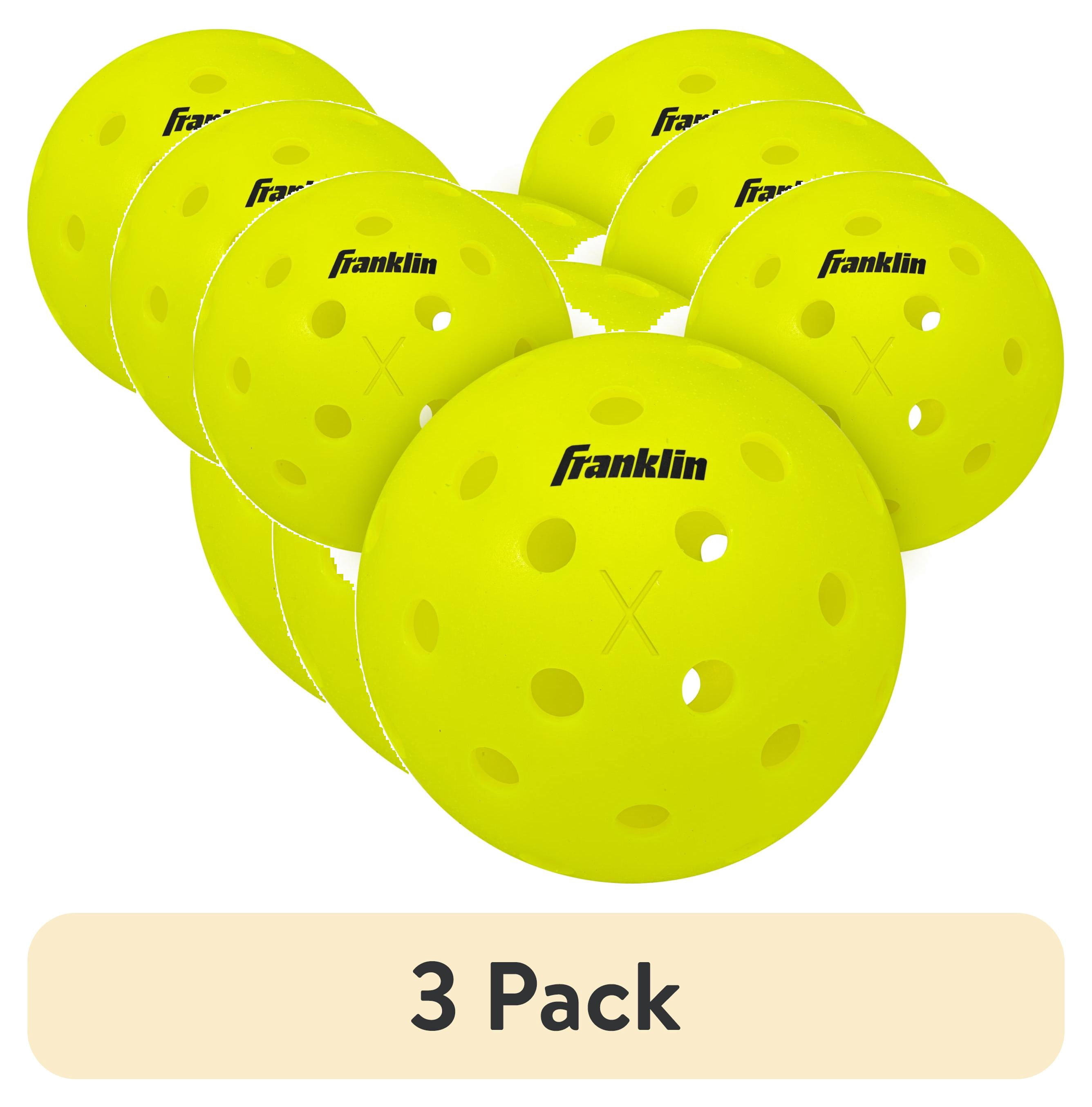 (3 pack) Franklin Sports X-40 Outdoor Pickleballs - Official Size ...
