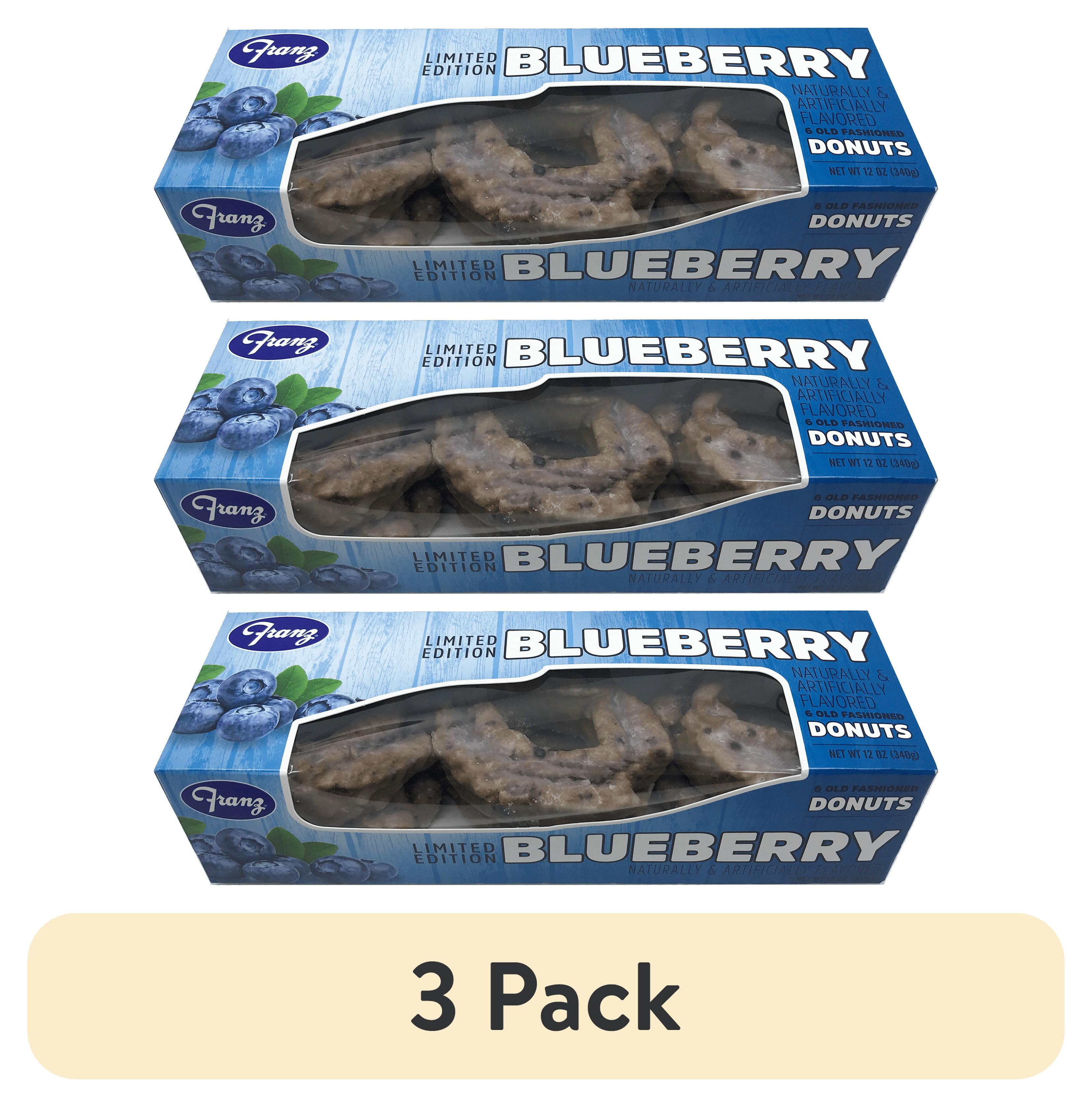 (3 pack) Franz Blueberry Donuts, 12 oz, 6 Count - Walmart.com