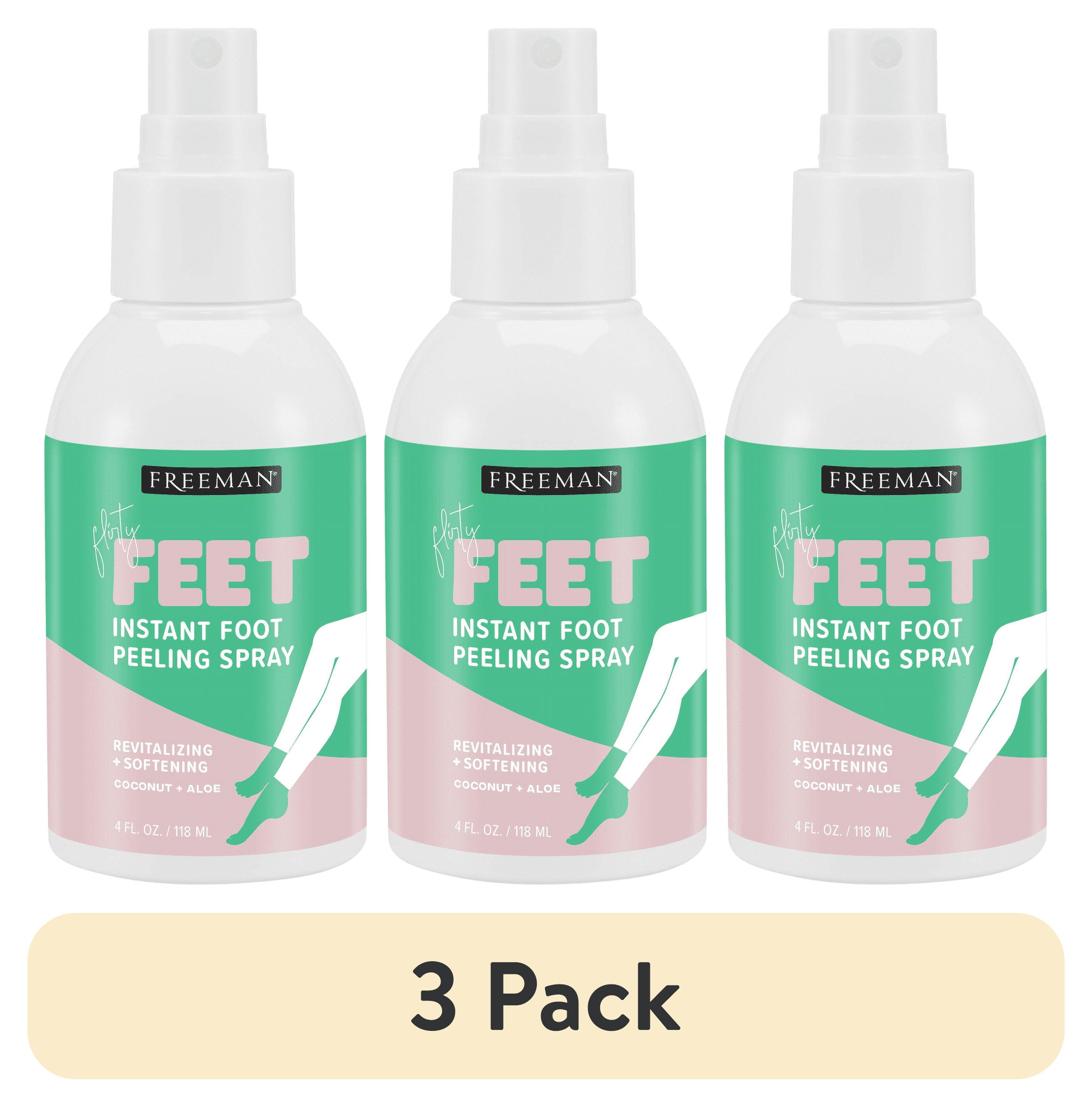 (3 pack) Freeman Flirty feet Coconut & Aloe Softening Peeling Foot ...