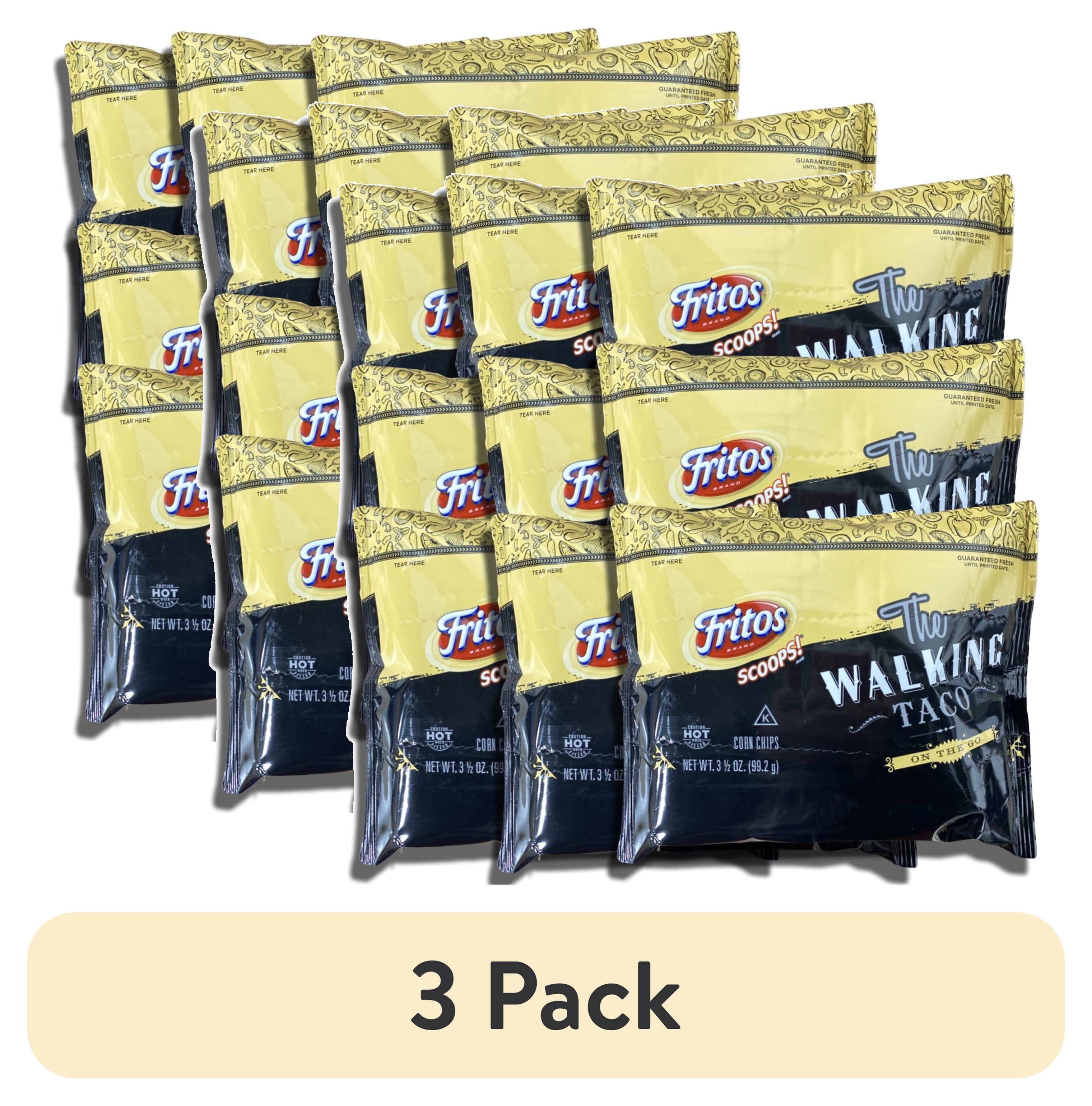 (3 pack) Fritos Walking Taco Kits Corn Chip Scoops 3.5 Oz Bags | Value ...